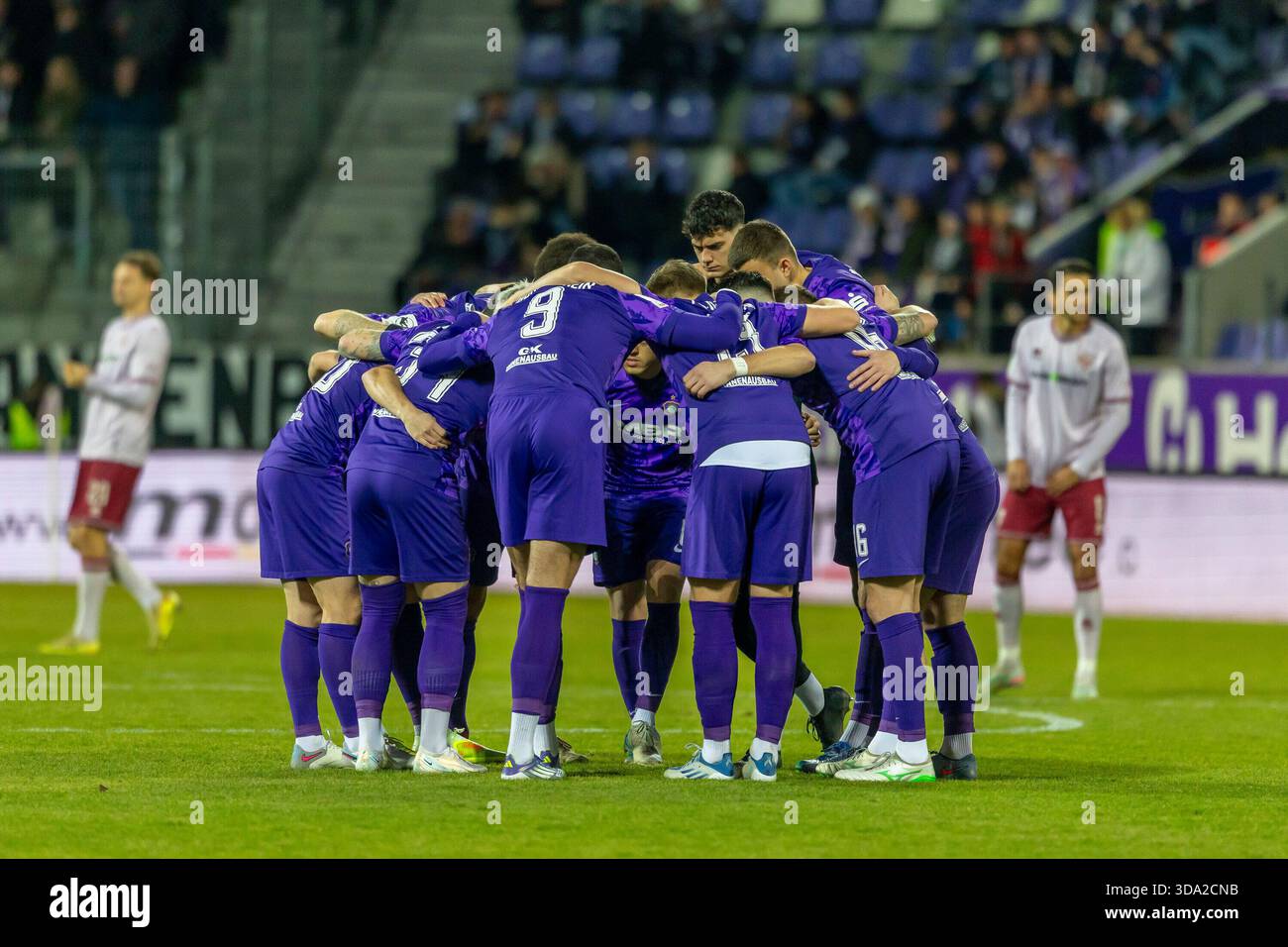 Aue, Germany December 7, 2025: 3rd League - 2025/2026 - FC Erzgebirge ...