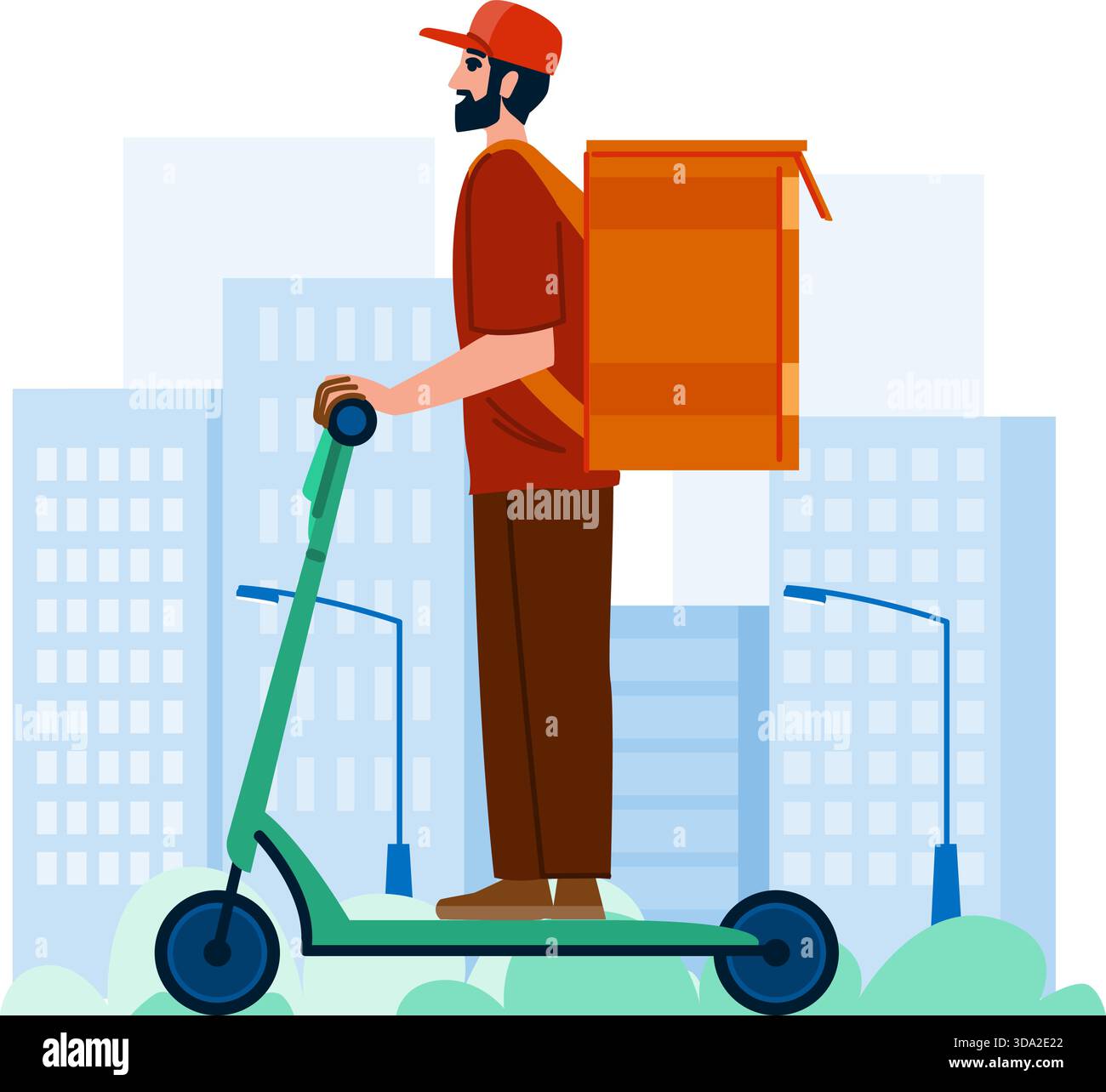 City worker flat cap Stock Vector Images - Alamy