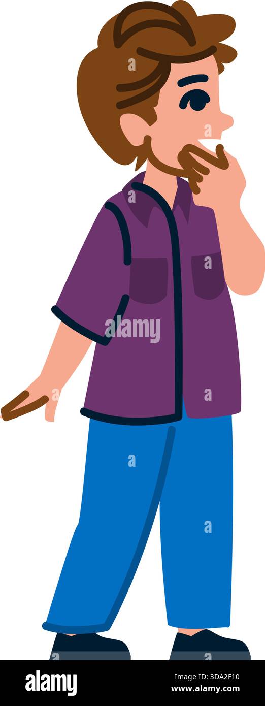 Searching new solution pensive hi-res stock photography and images - Alamy