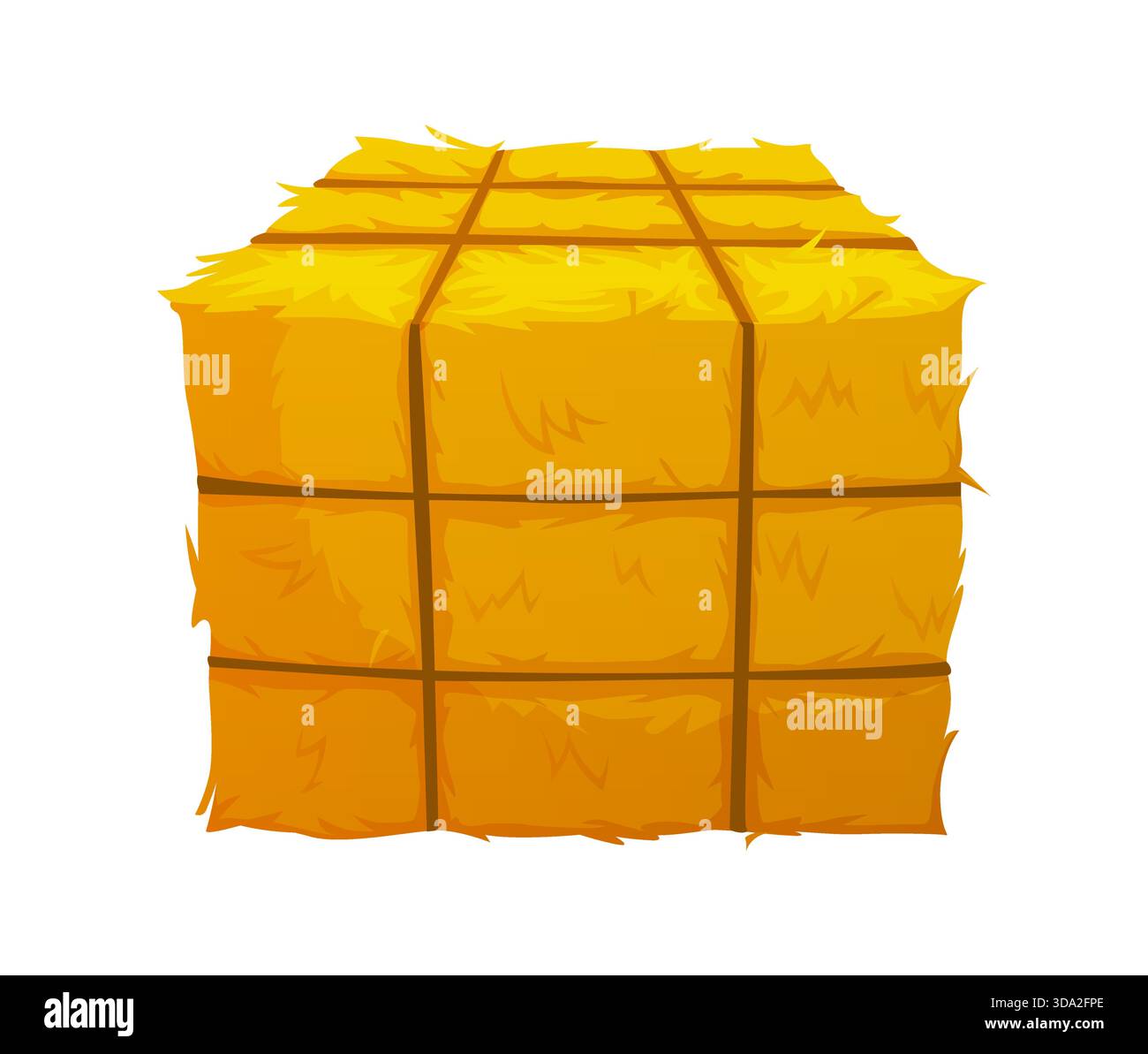 Hay cube Stock Vector Images - Alamy