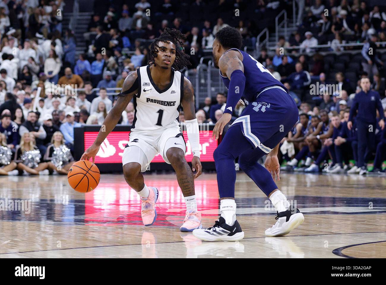 PROVIDENCE, RI - DECEMBER 06: Jason Edwards #1 of the Providence Friars ...