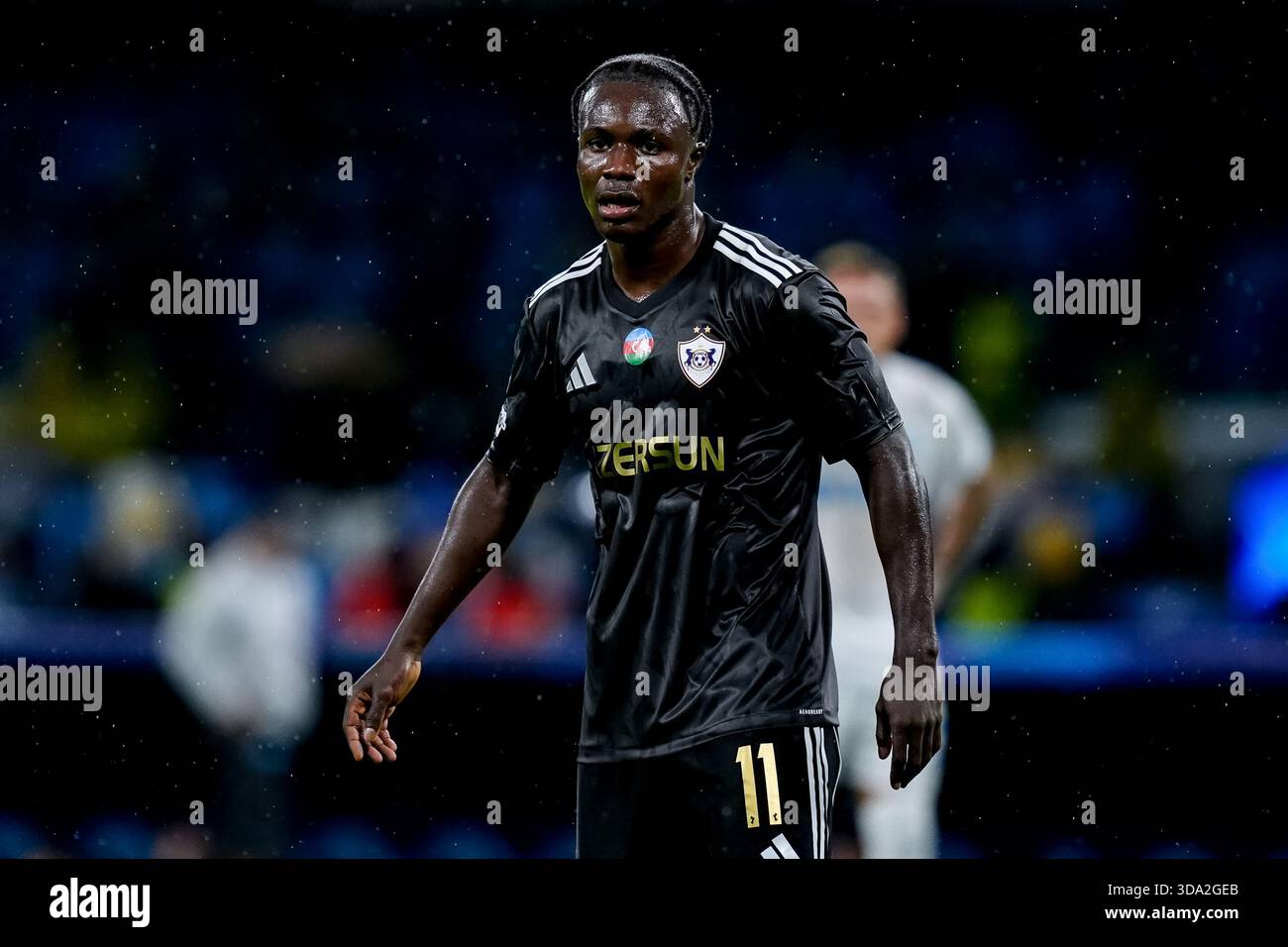 Emmanuel Addai of Qarabag FK looks on during the UEFA Champions League ...