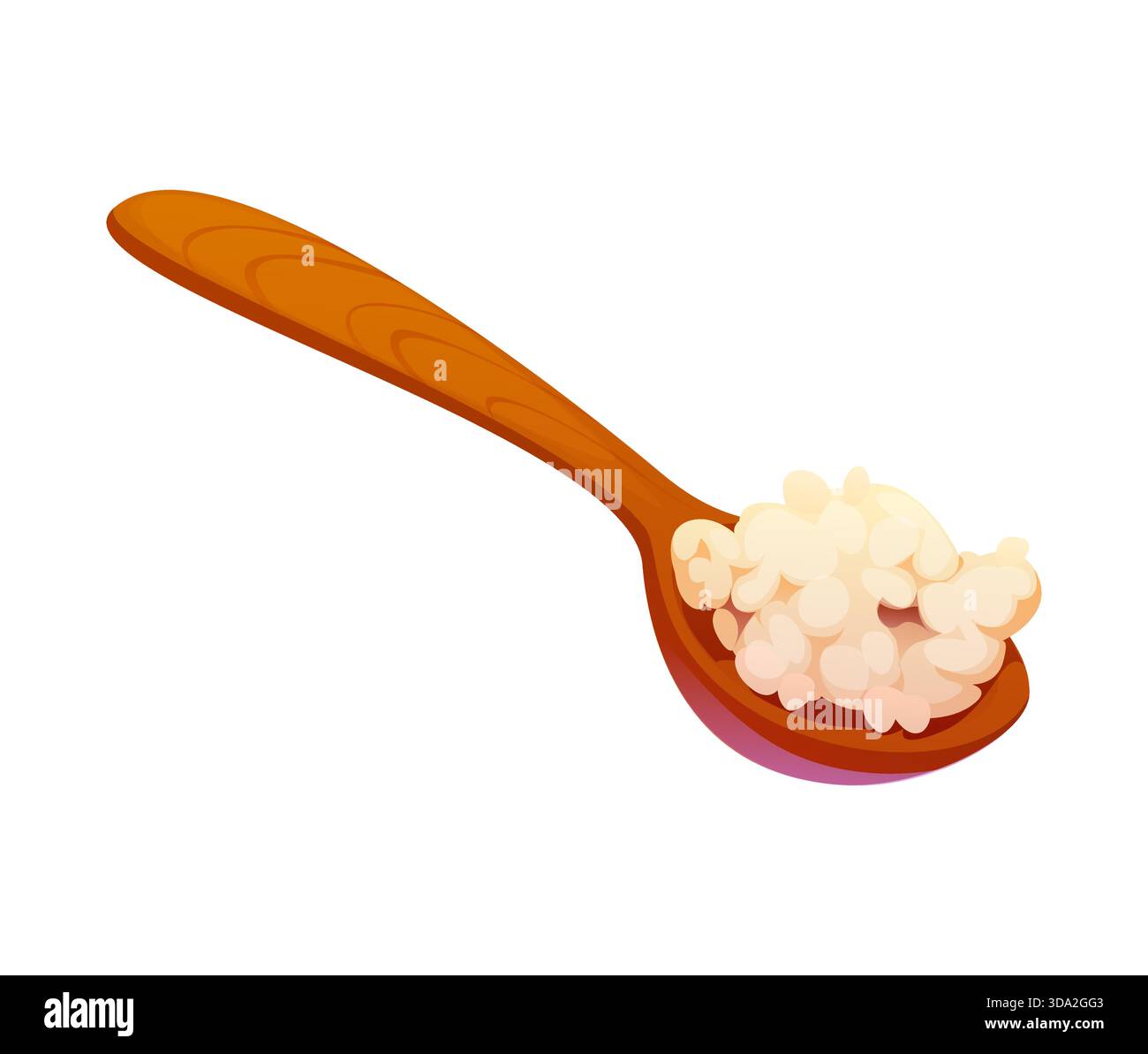 Curd spoon Stock Vector Images - Alamy