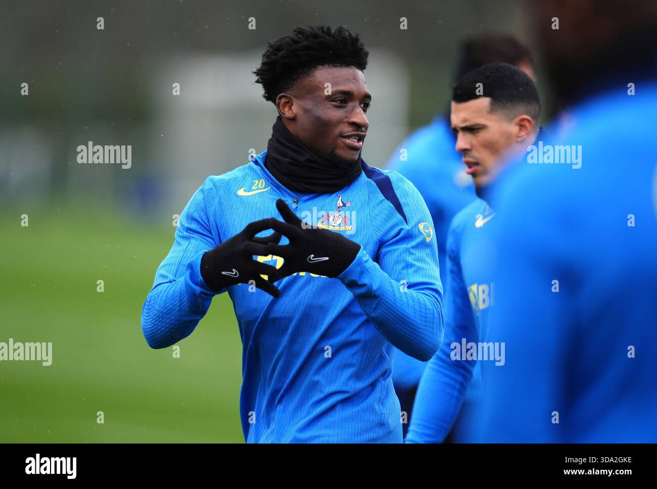 Tottenham Hotspur's Mohammed Kudus during a training session at the ...