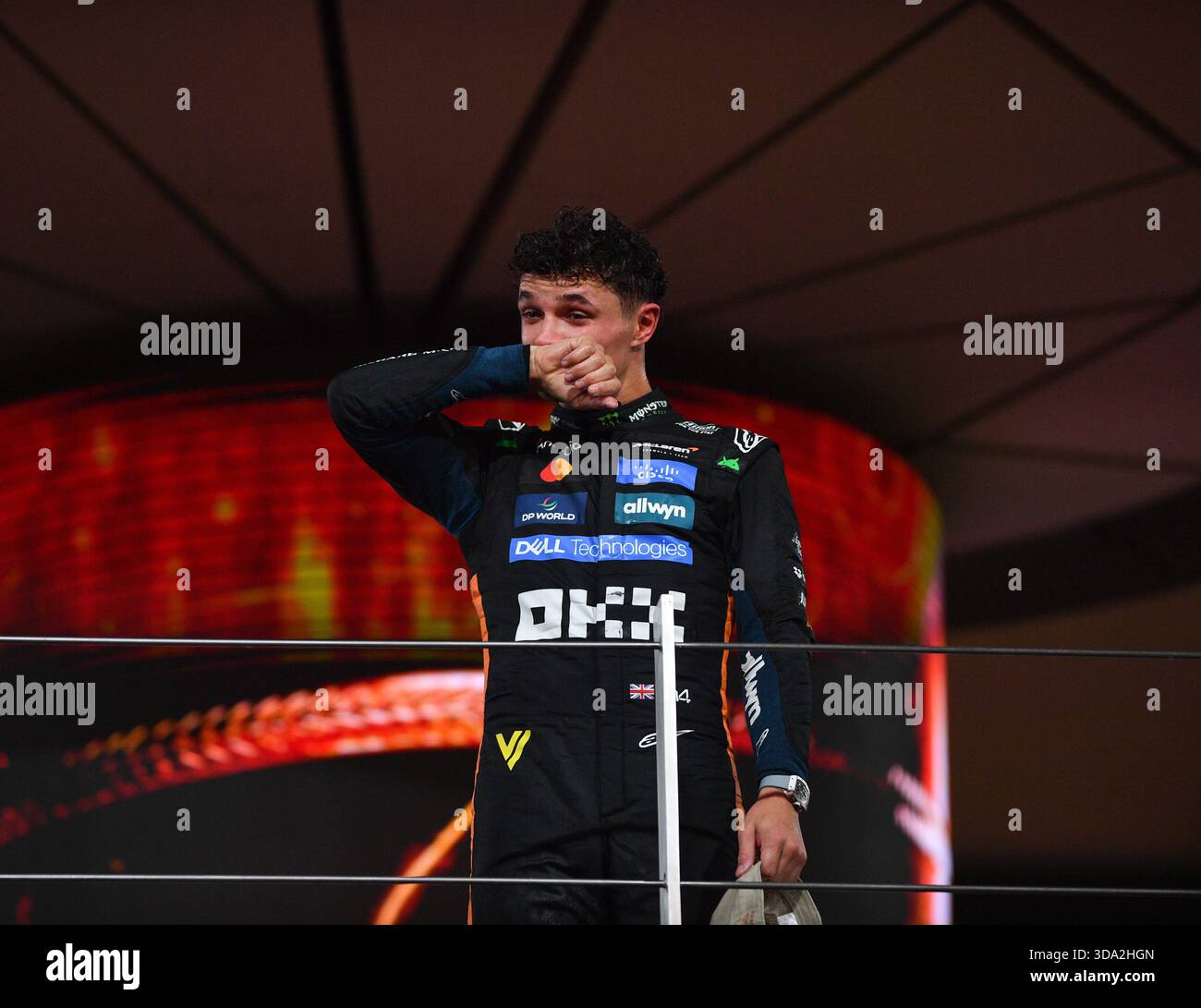 Abu Dhabi, UAE. 7th Dec, 2025.McLaren driver Lando Norris became the ...