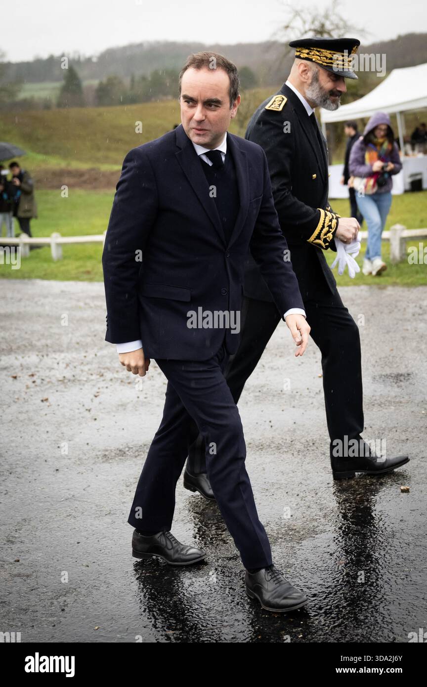 French Prime Minister Sebastien Lecornu during the tribute to Aristide ...