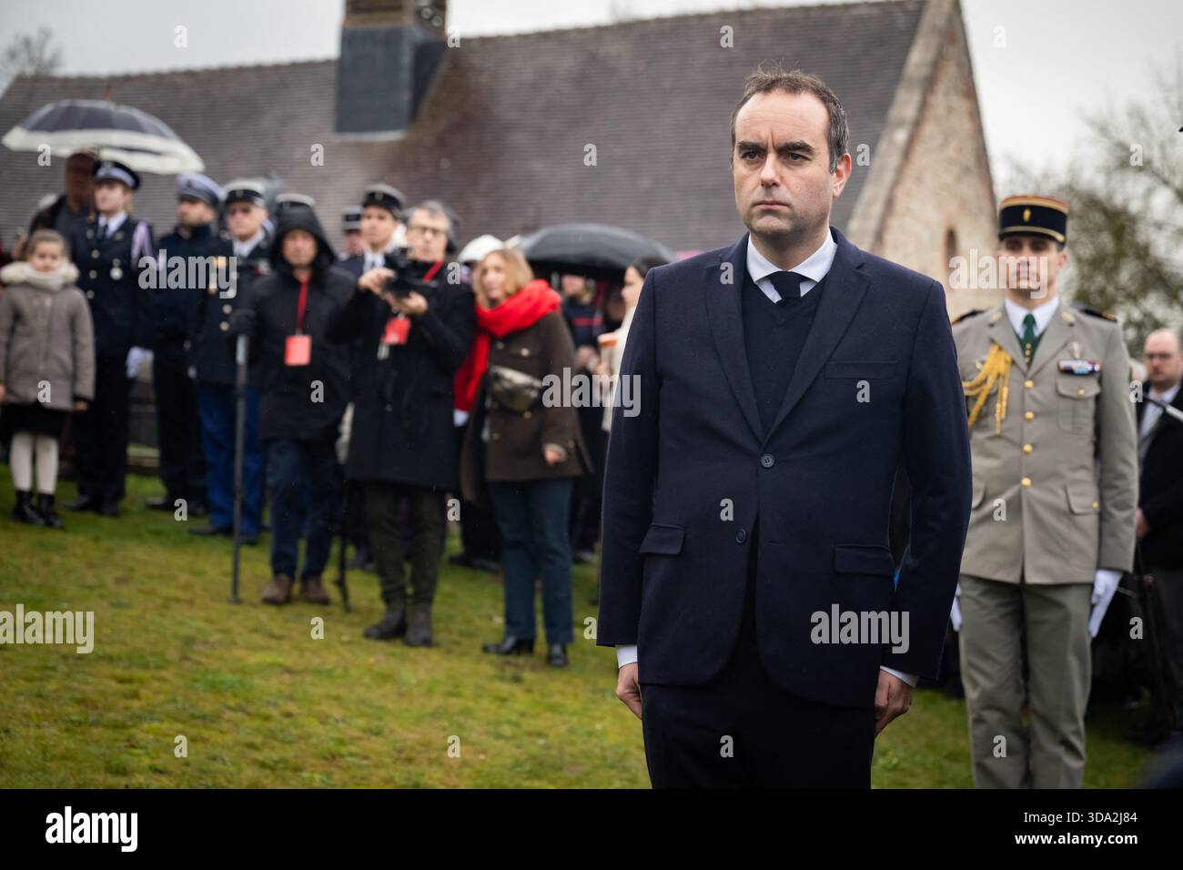 French Prime Minister Sebastien Lecornu during the tribute to Aristide ...