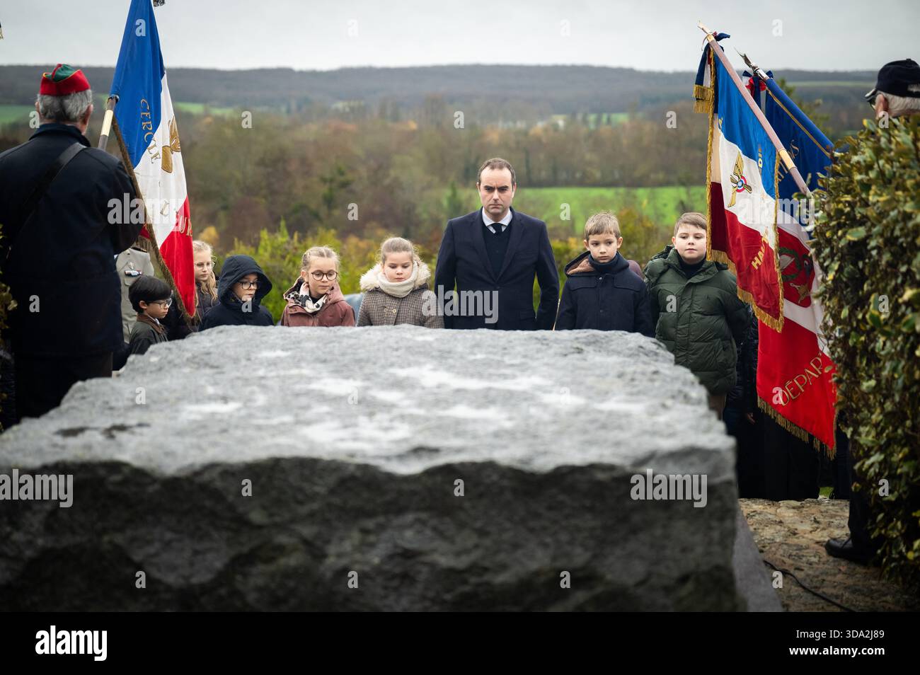 French Prime Minister Sebastien Lecornu during the tribute to Aristide ...