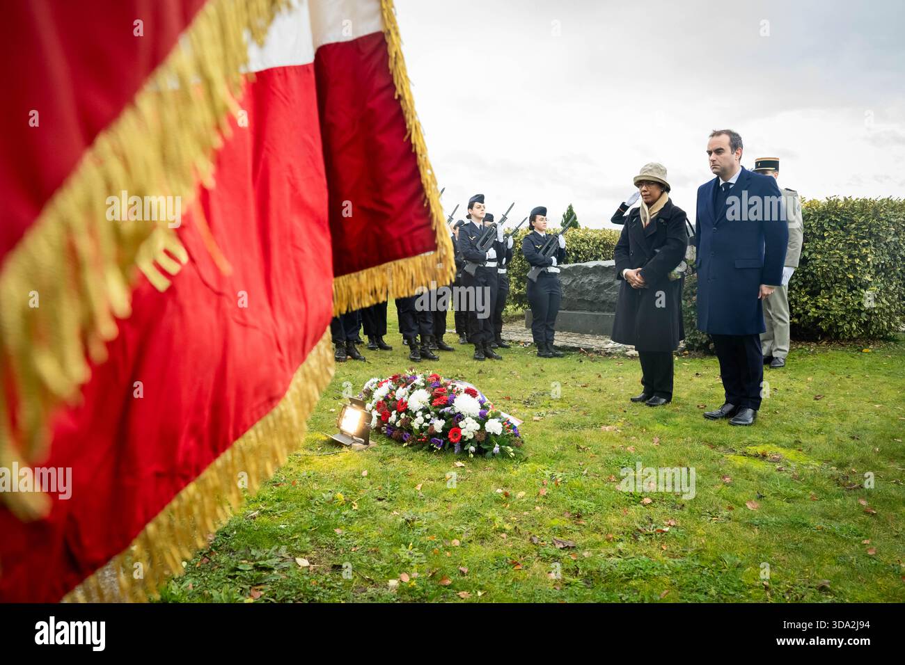 French Prime Minister Sebastien Lecornu during the tribute to Aristide ...
