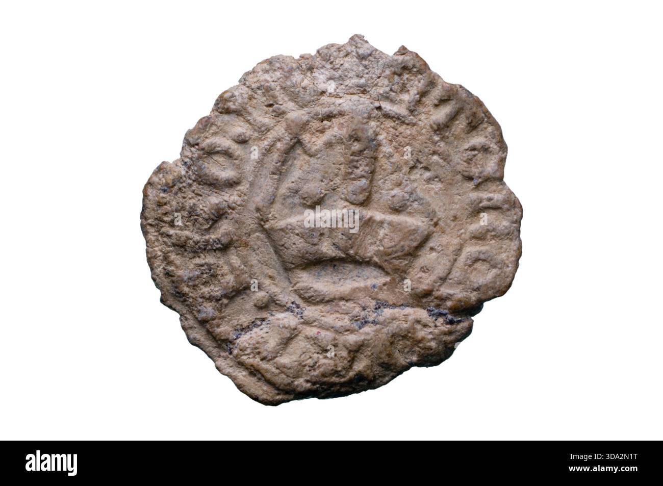Medieval Lead Boy Bishop Token Stock Photo - Alamy
