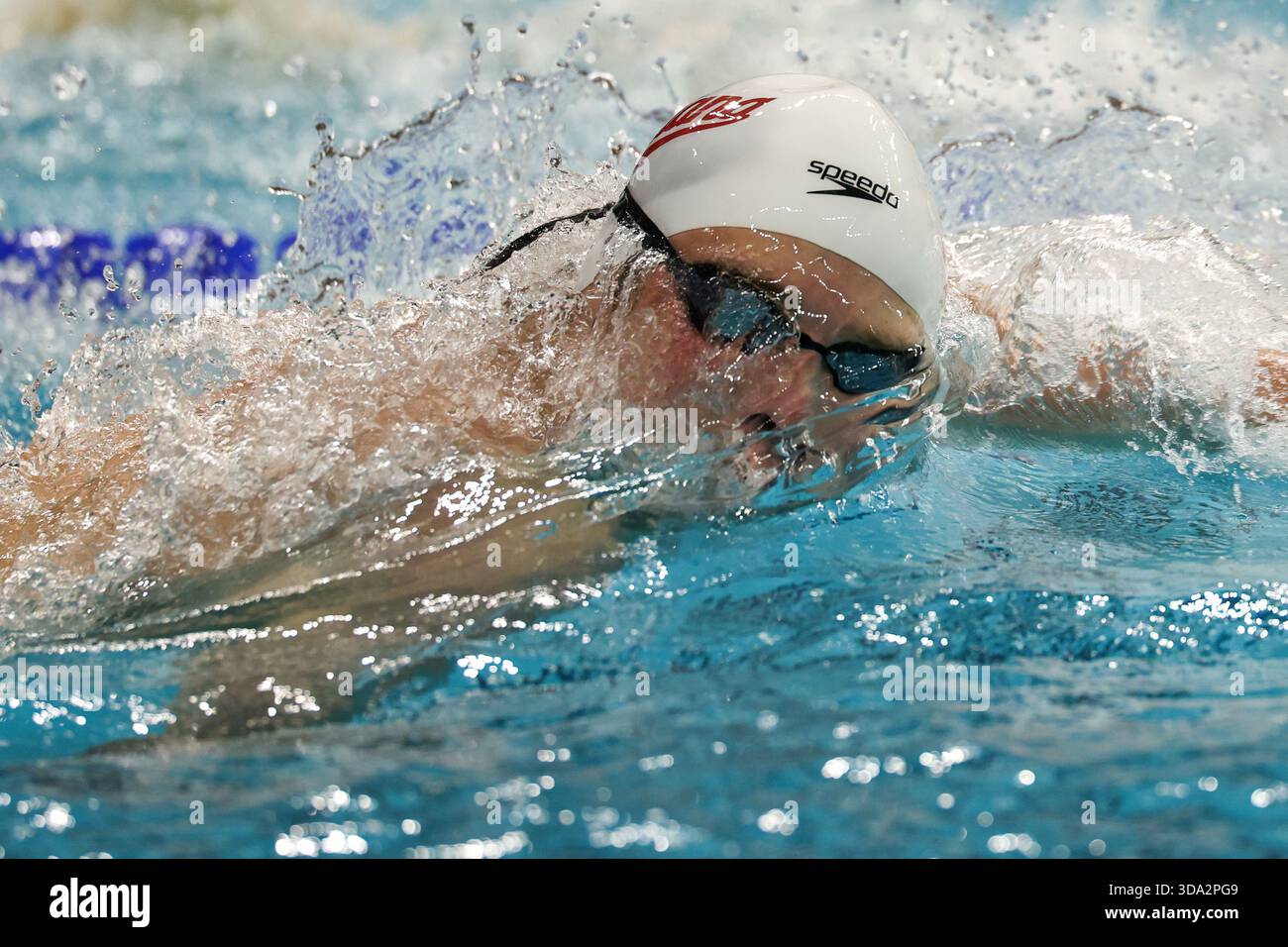 AUSTIN, TX - DECEMBER 04: Aaron Shackell competes in a men's 400 meter ...
