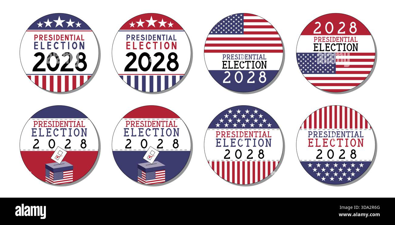 Election advertising material Stock Vector Images - Alamy