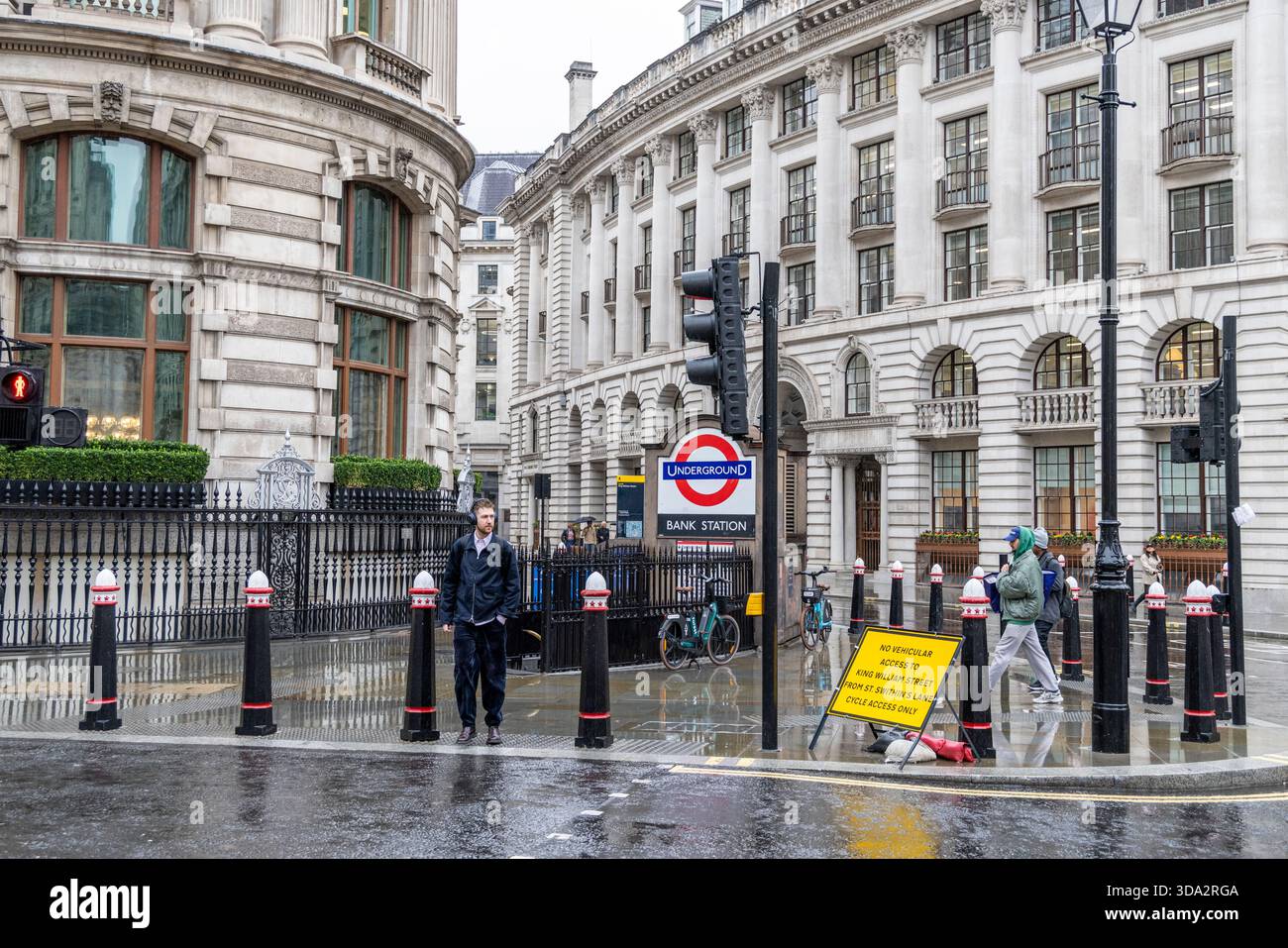 City of London,England,Bank London Underground station, Cornhill ...