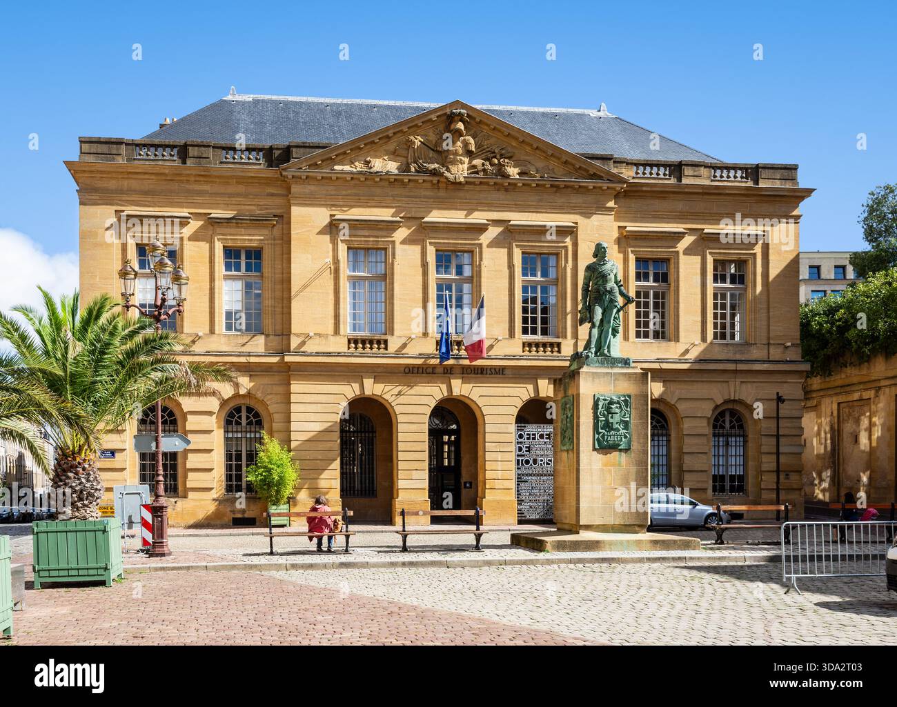Facade of the former 1771 guardhouse on Place d'Armes in Metz, France ...