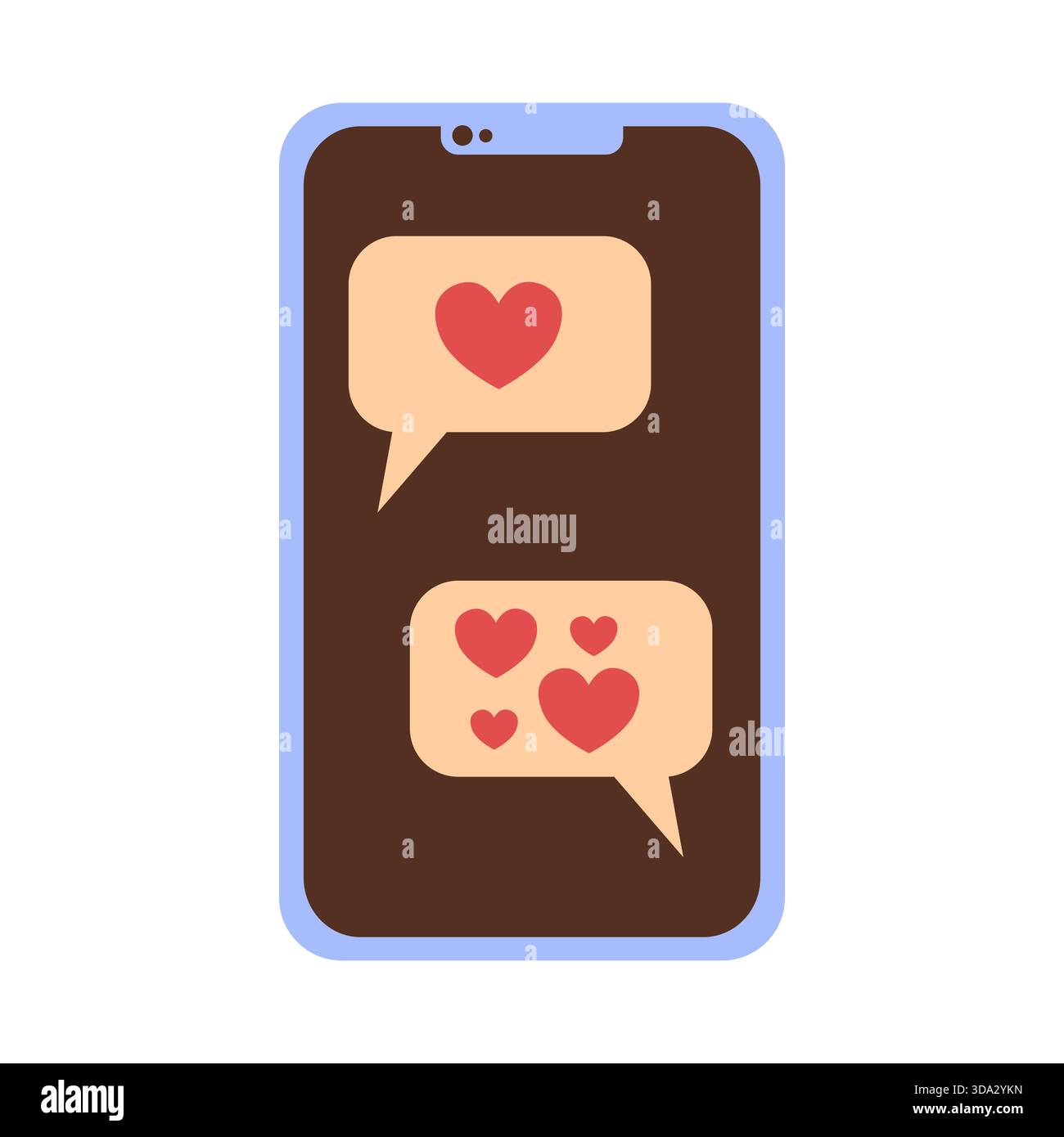Love pop up notification Stock Vector Images - Alamy