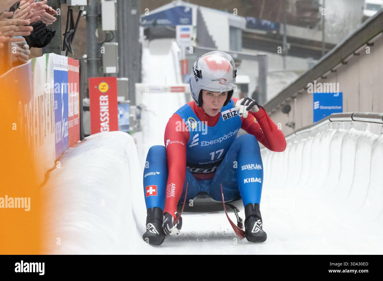 WINTERBERG, GERMANY - DECEMBER 07: Maag, Natalie (SUI) at the finish ...