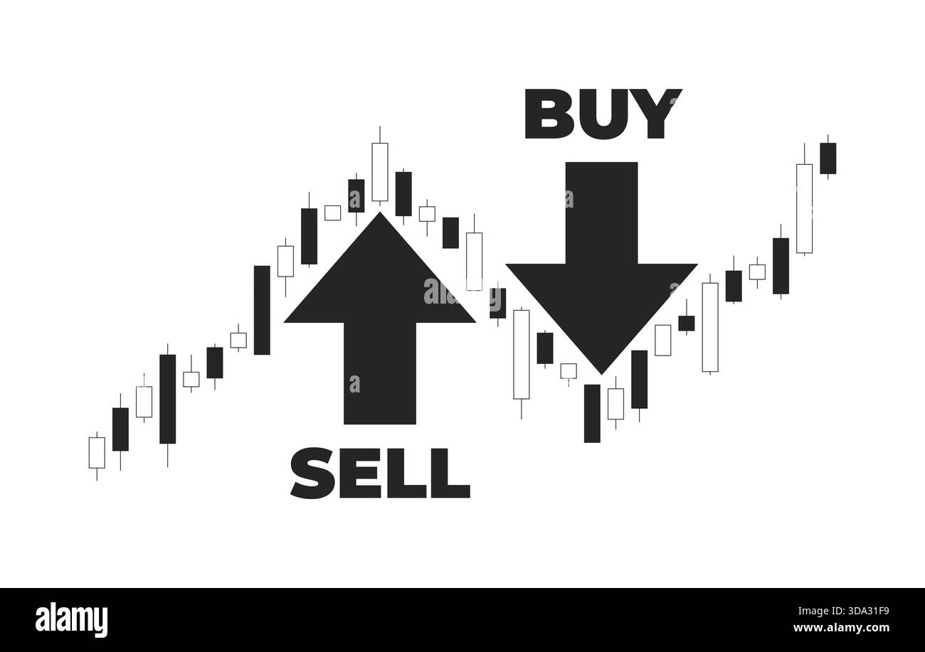 Financial trading chart price points hi-res stock photography and ...