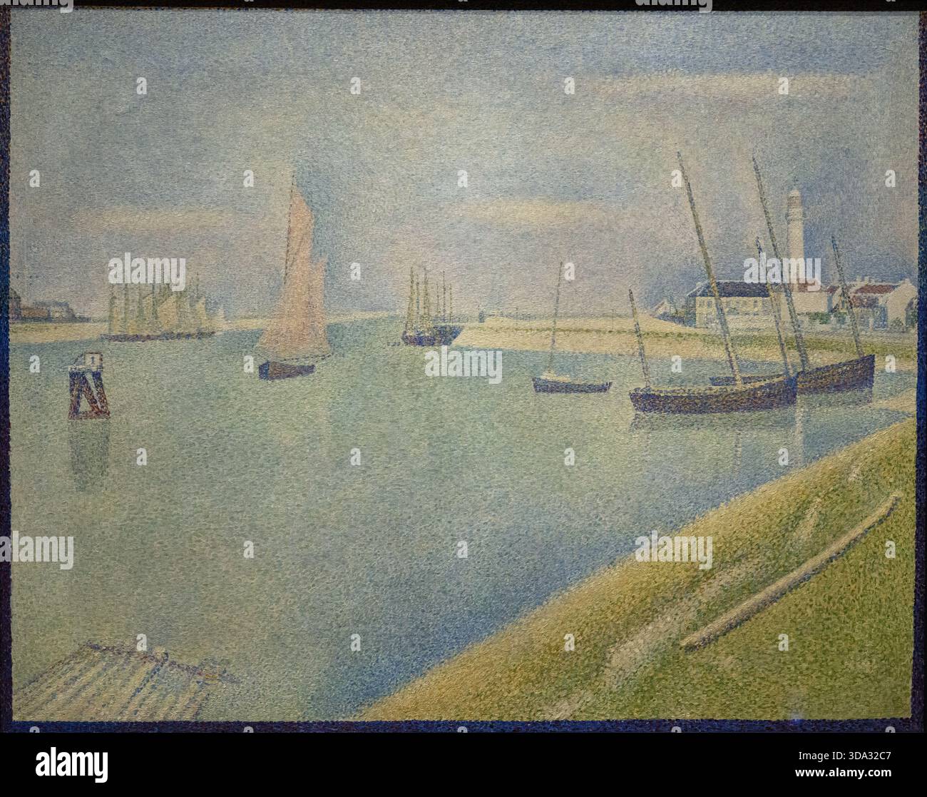 Georges Seurat "The Channel of Gravelines, Direction of the Sea", 1890 ...