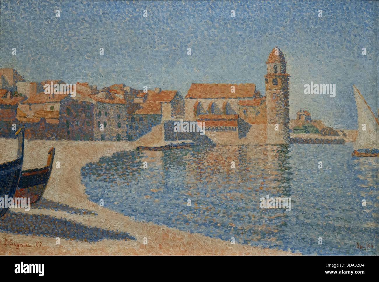 Paul signac collioure the belltower opus 164 hi-res stock photography ...
