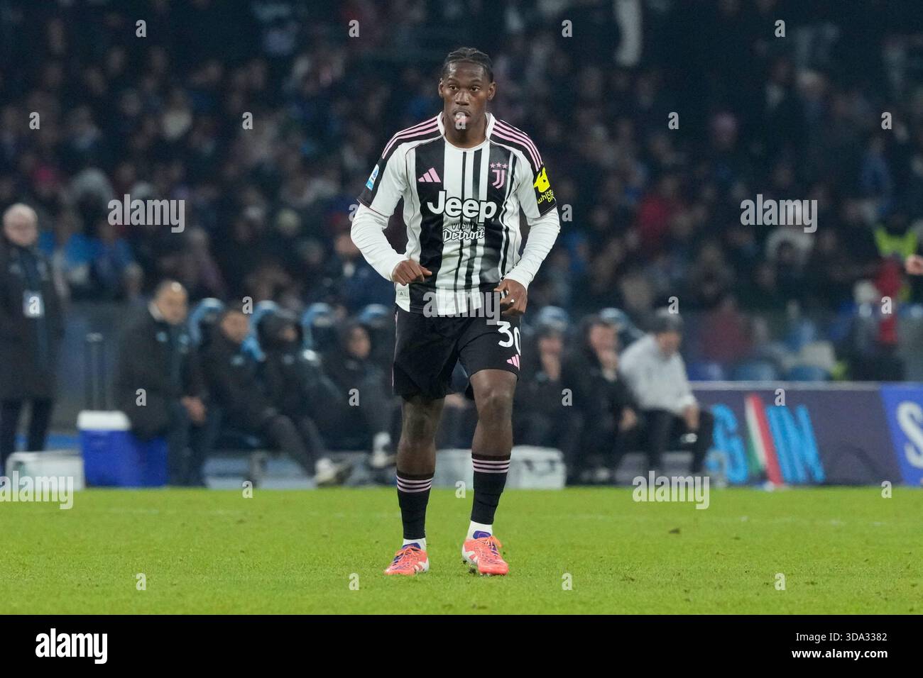 Naples, Italy. 7 Dec, 2025. Jonathan David of Juventus FC during the ...