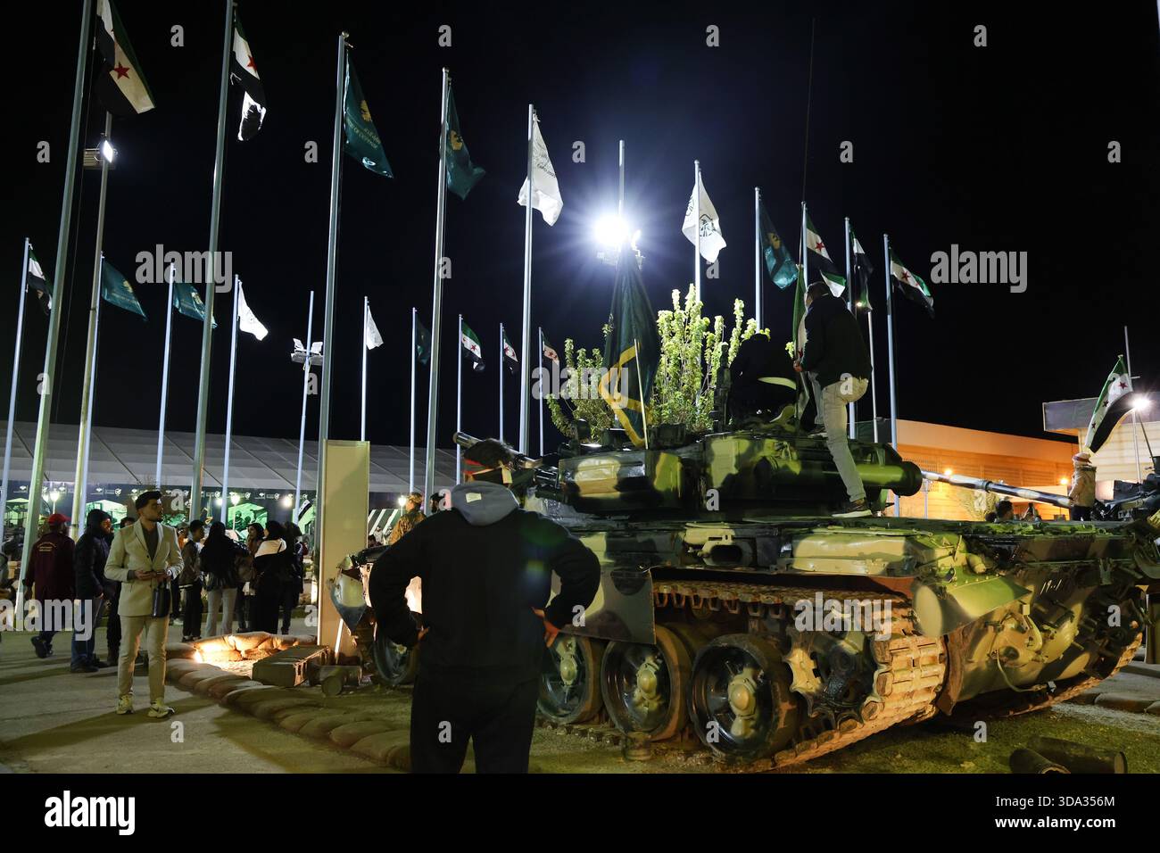 On 07 December 2025, in Damascus, Syria, a military exhibition ...