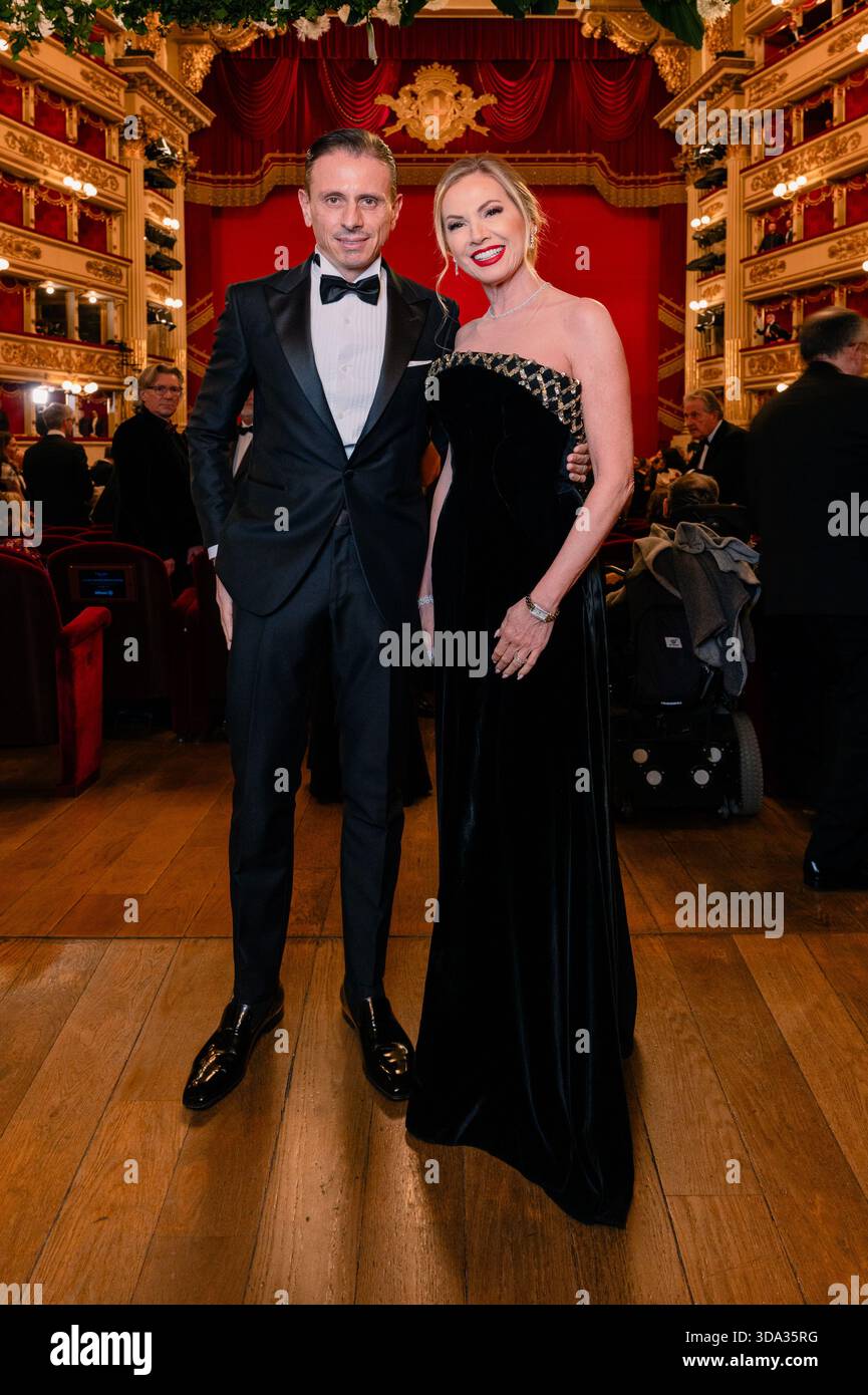Marco Bacini , Federica Panicucci Premiere At La Scala -Lady Macbeth Of ...