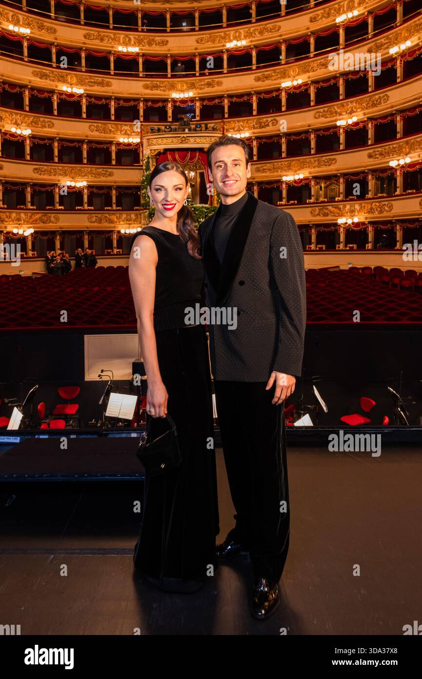 Martina Arduino , Marco Agostino Premiere At La Scala -Lady Macbeth Of The Mtsensk District- by ...