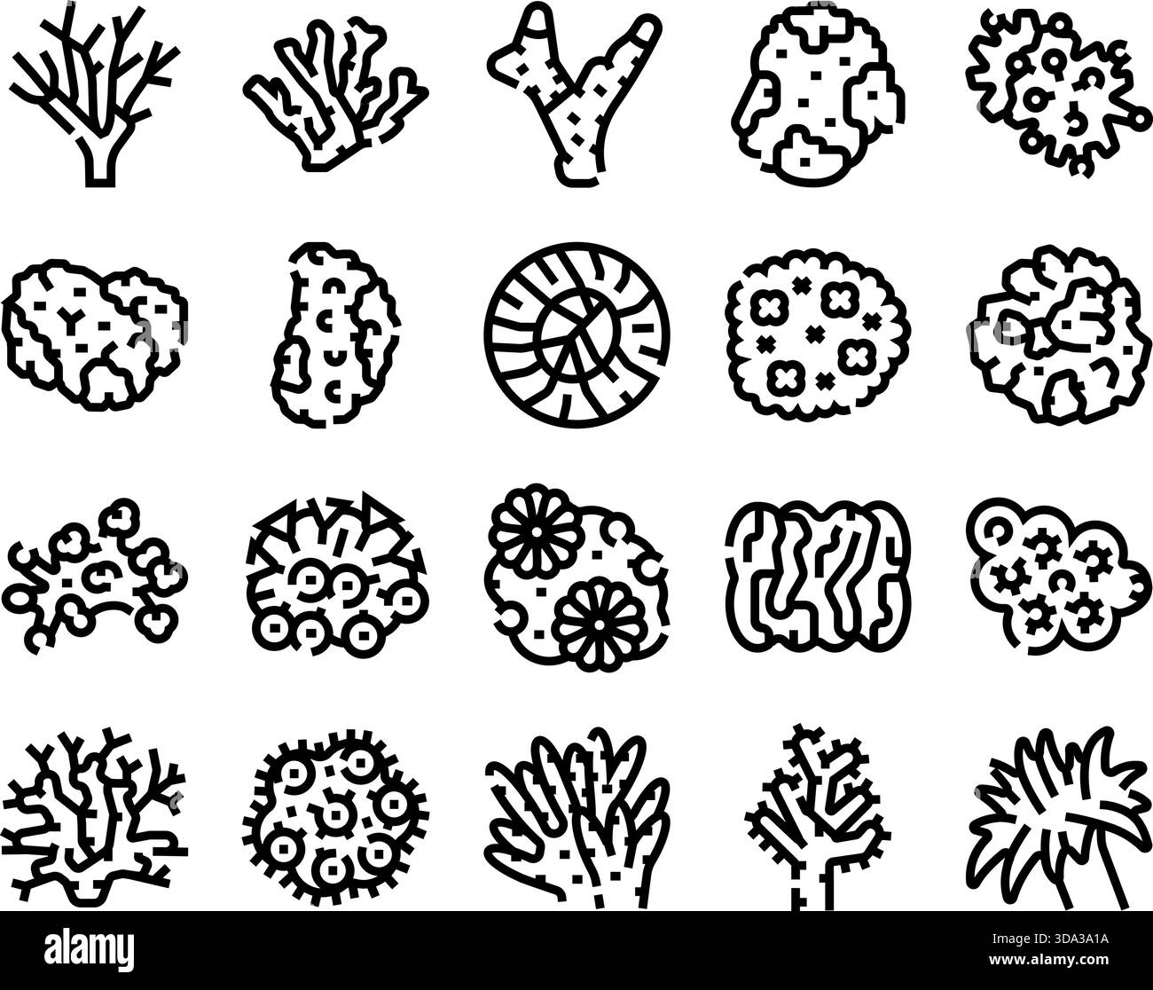 Organism colony Black and White Stock Photos & Images - Alamy
