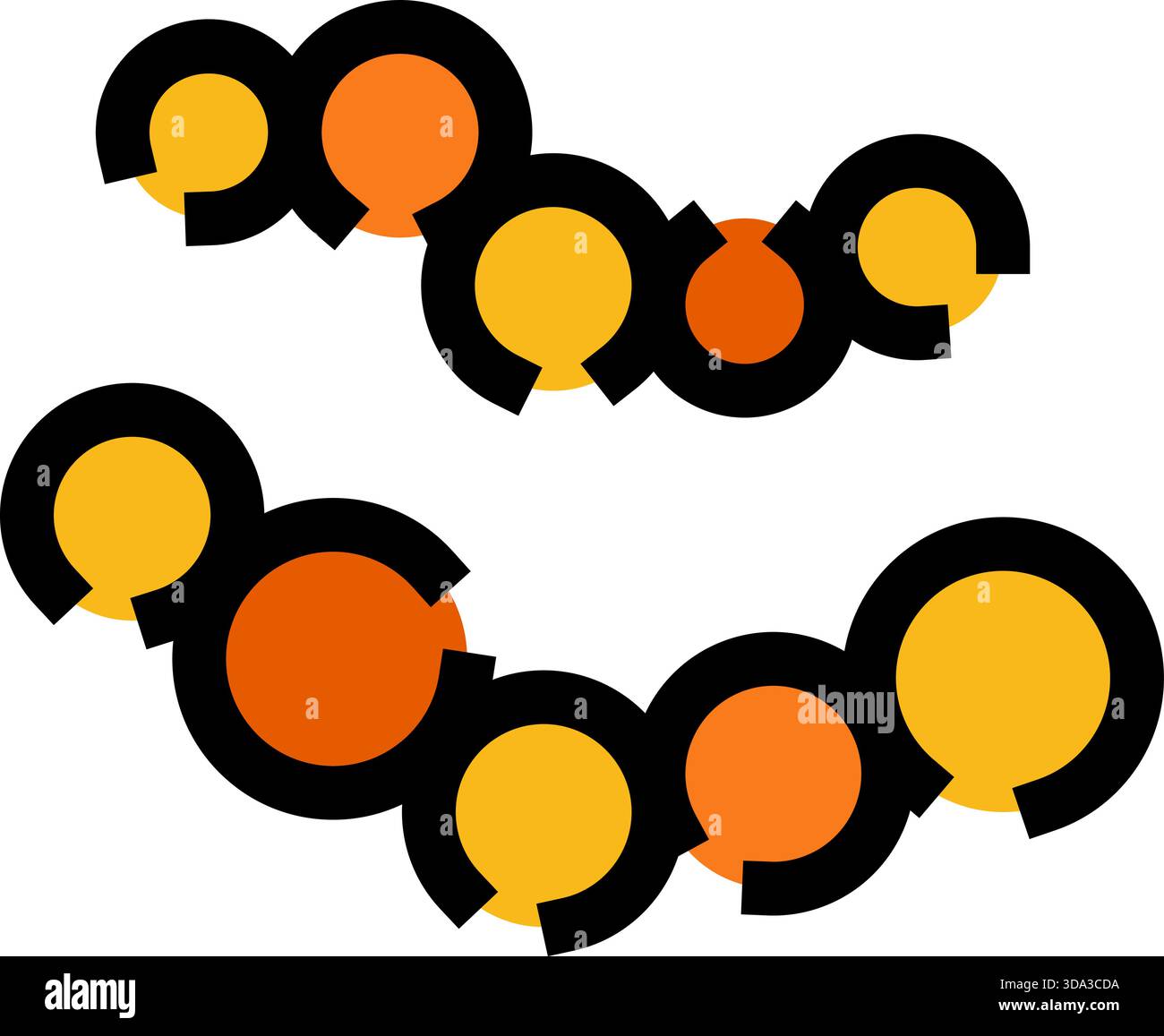 Dynamic circular mosaic pattern Stock Vector Images - Alamy