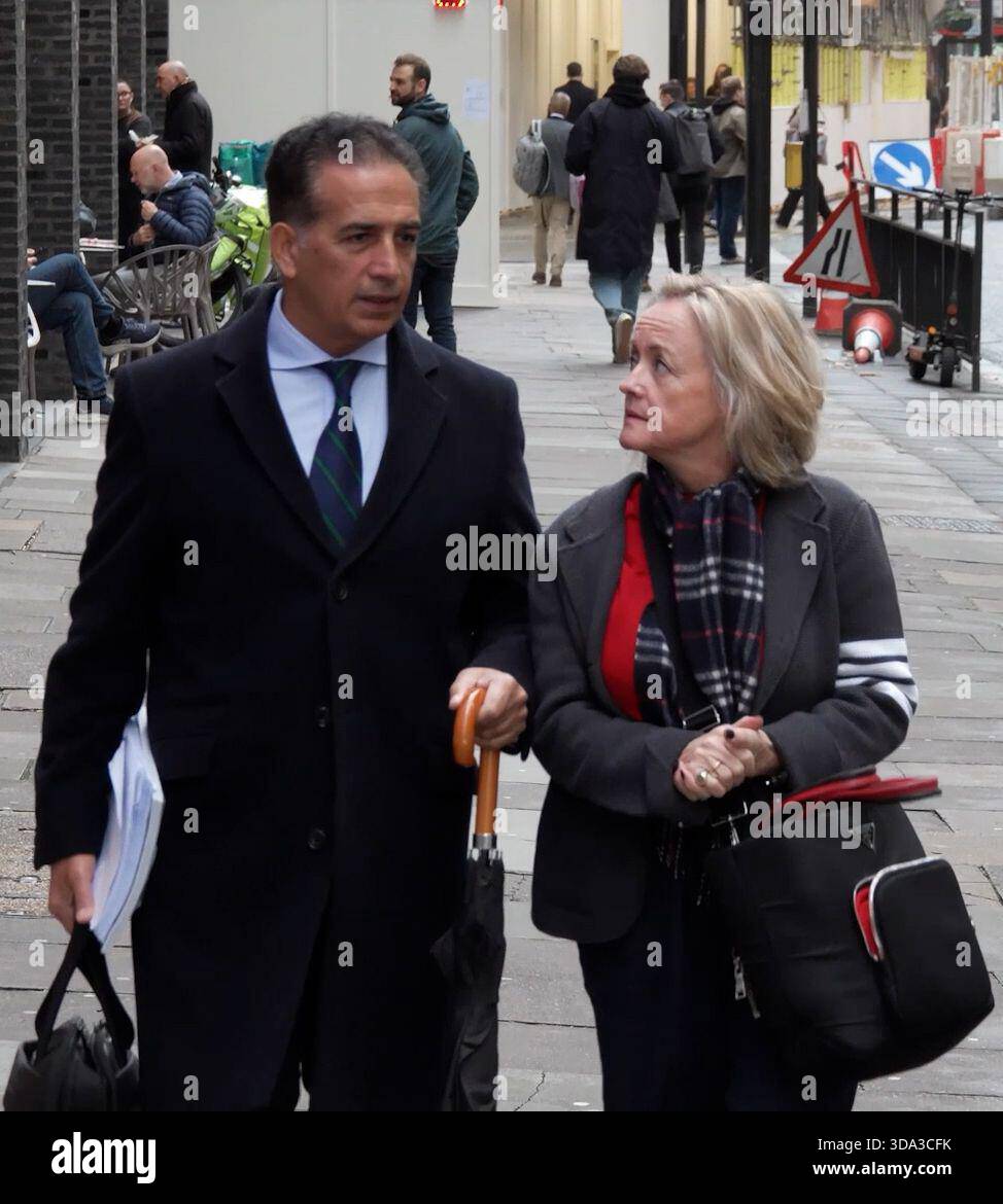 A video grab of Sanjoy Kumar and Sinead O'Malley, the parents of Grace ...