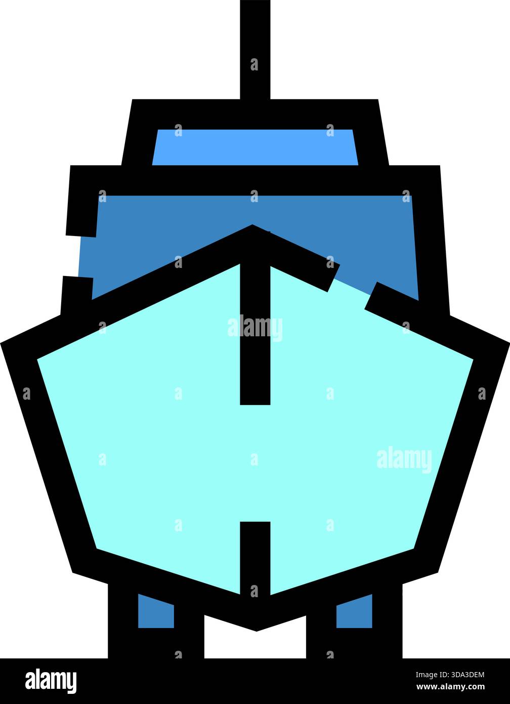 Summer view water front Stock Vector Images - Alamy