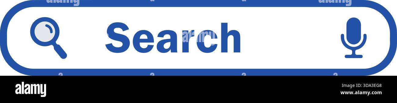 Digital search bar icons Stock Vector Images - Alamy