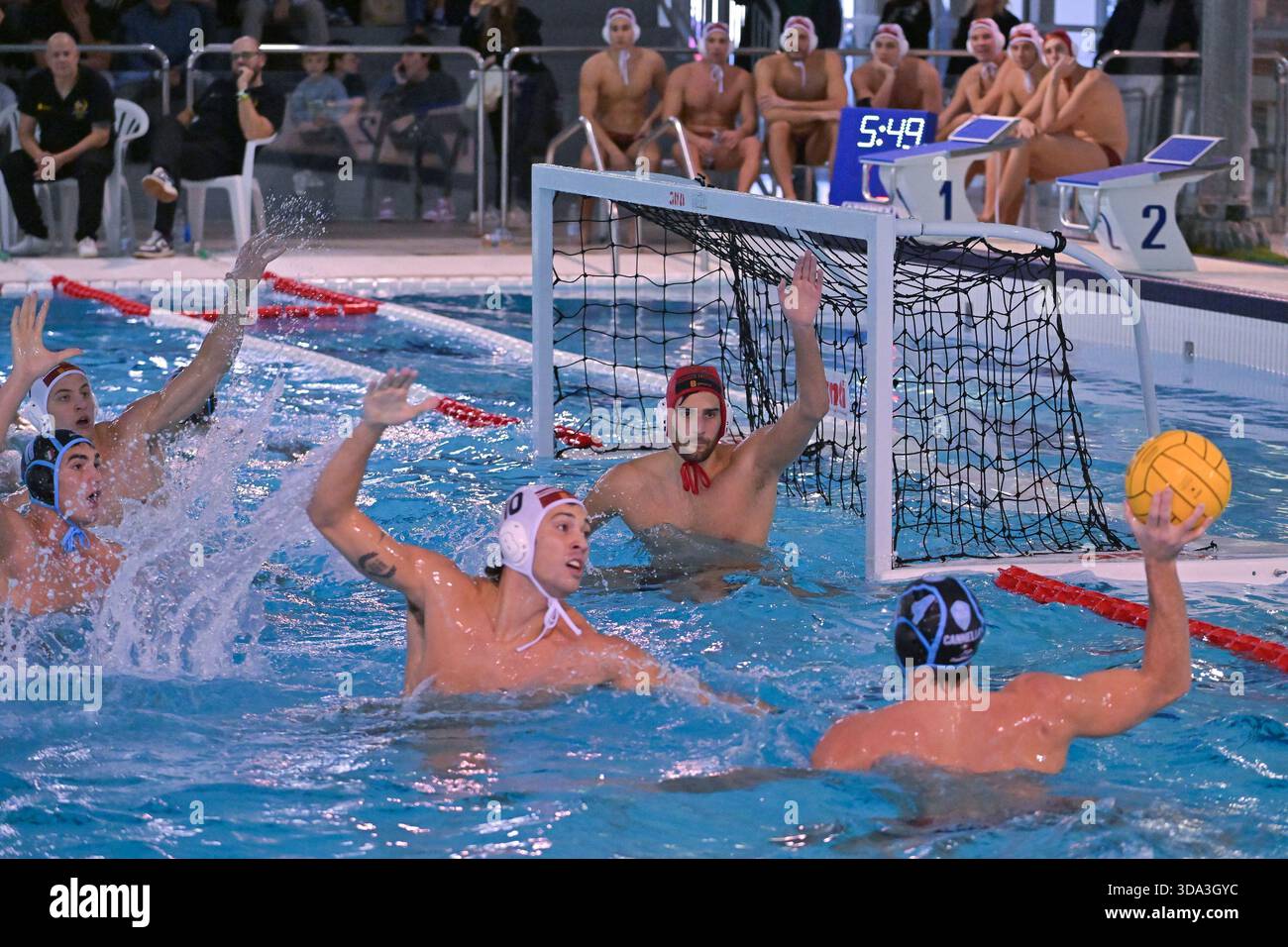 An offensive action of Pro Recco of Luke Pavillard (Pro Recco) during ...