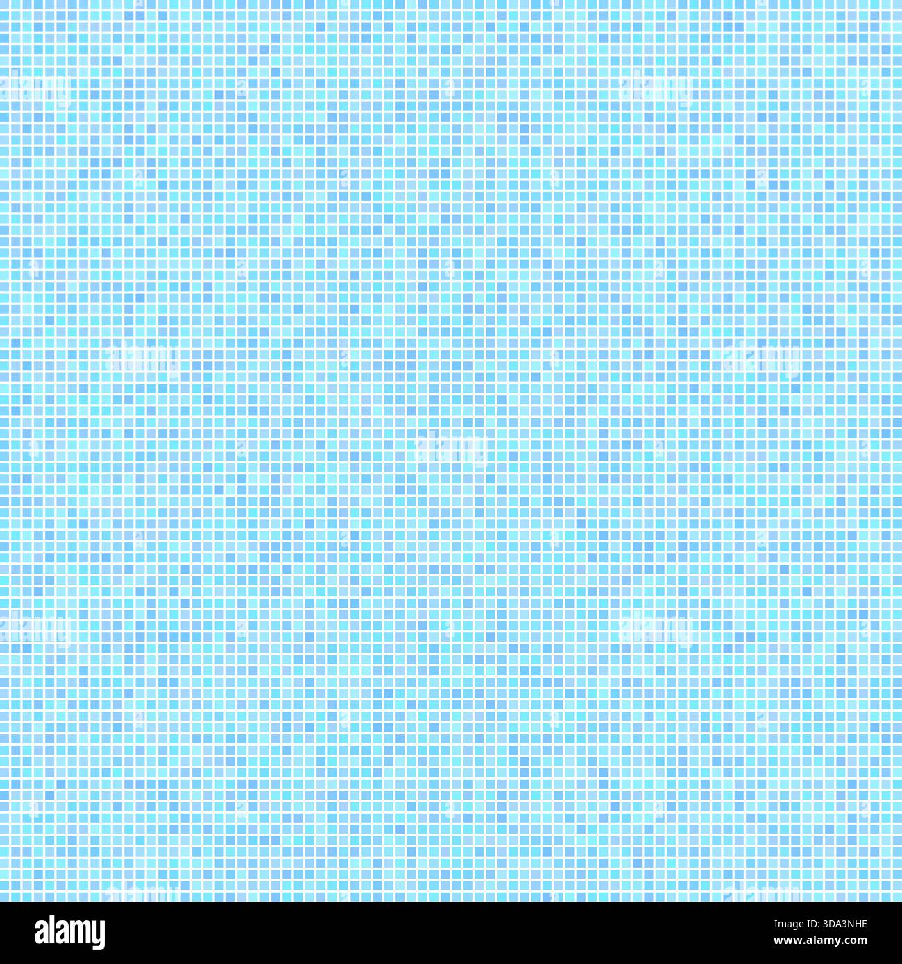 Blue pool tile background. Bathroom textured mosaic. Square decoration ...
