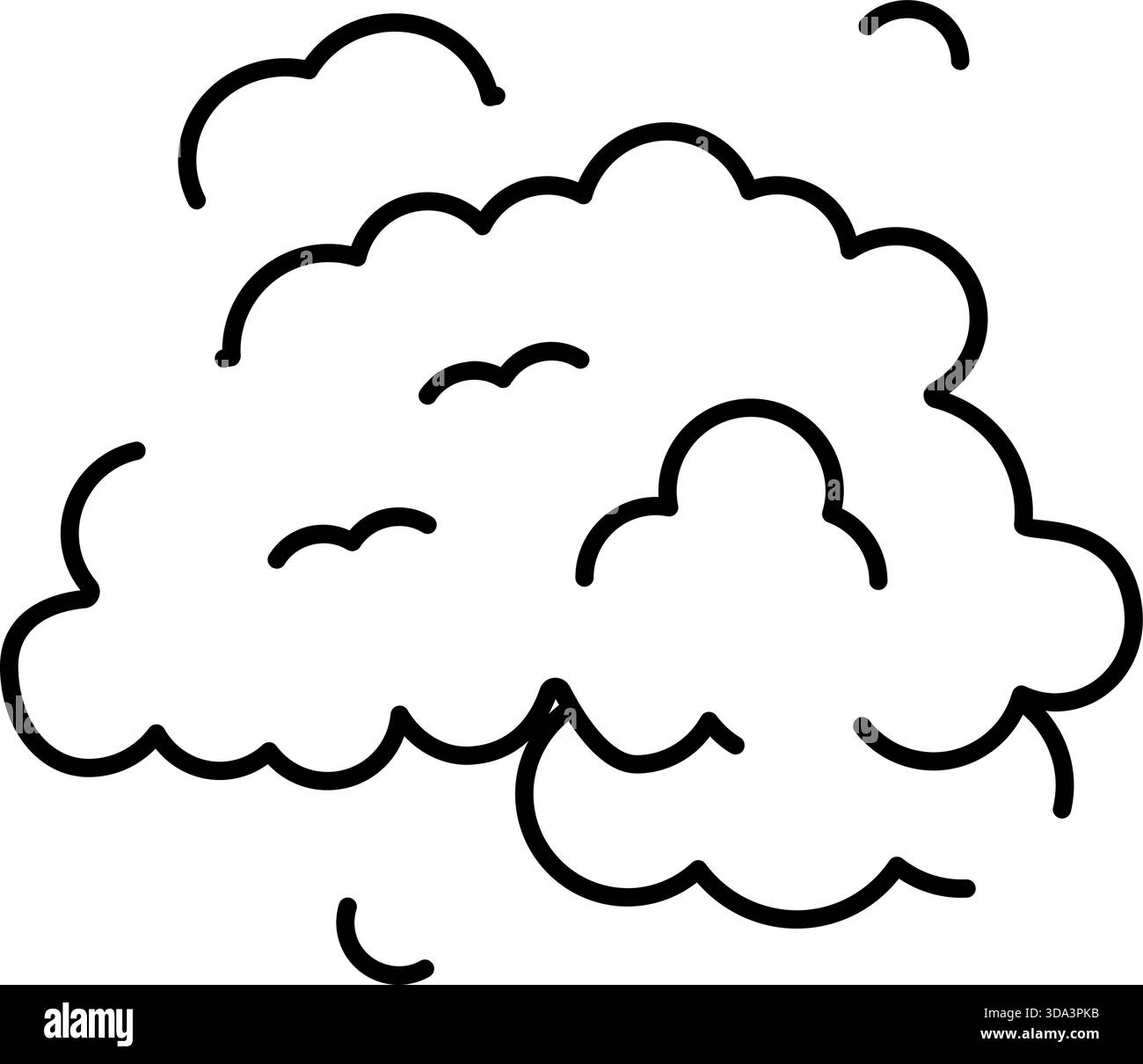 Black white cloud movement effect Stock Vector Images - Alamy