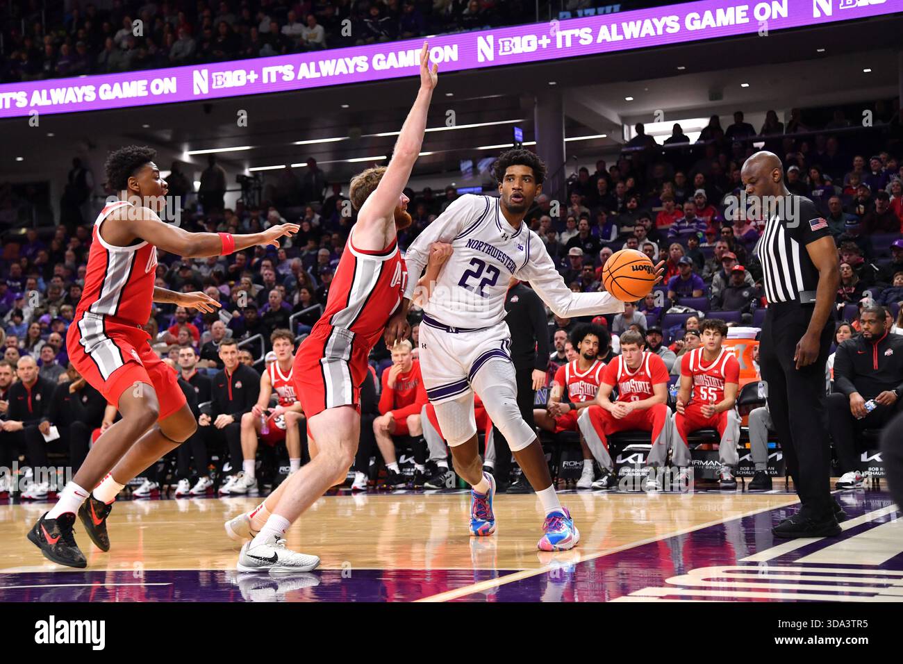 EVANSTON, IL - DECEMBER 06: Northwestern Wildcats forward Arrinten Page ...