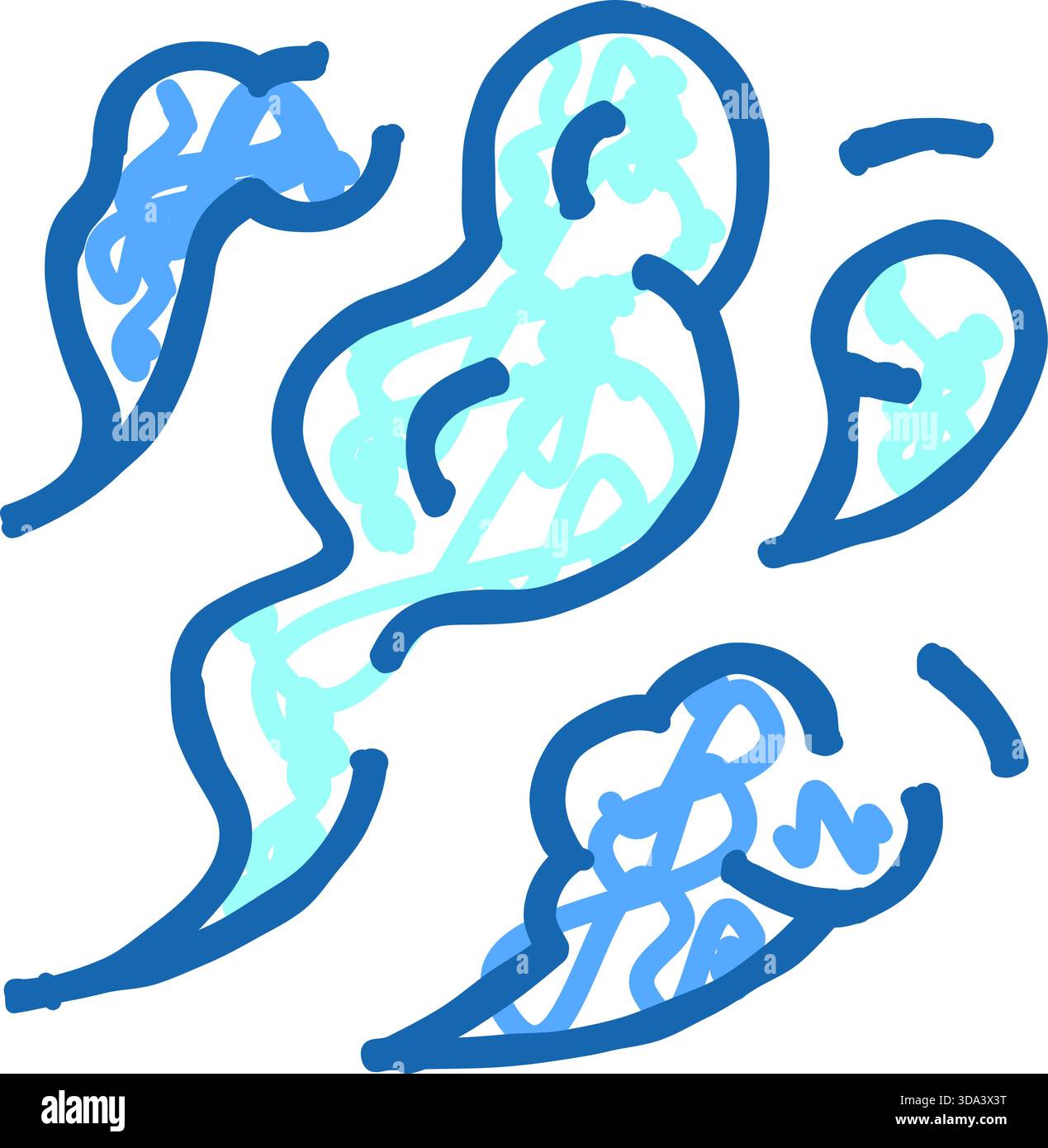 Phantom blue background Cut Out Stock Images & Pictures - Alamy