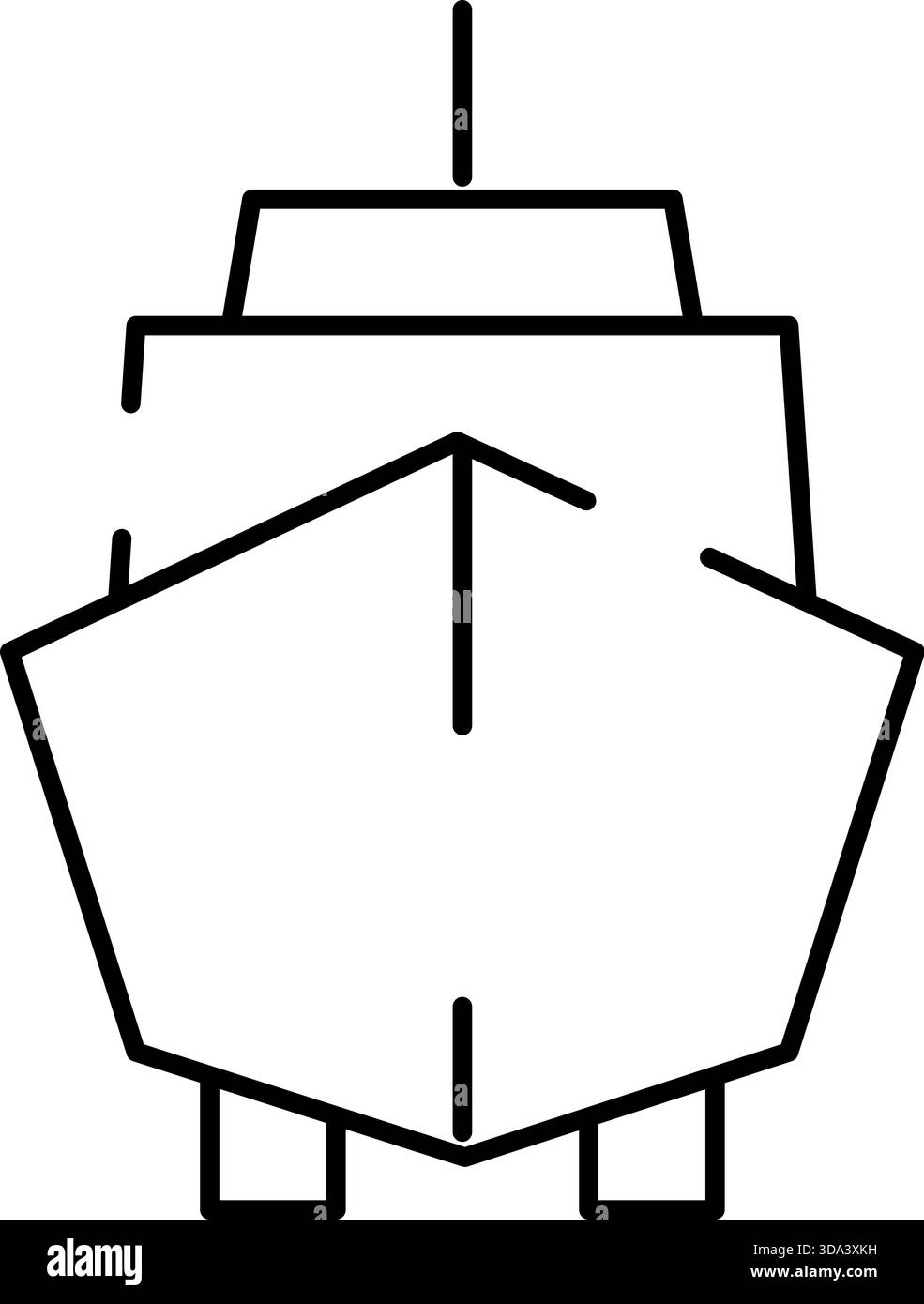 View harbor in front Stock Vector Images - Alamy