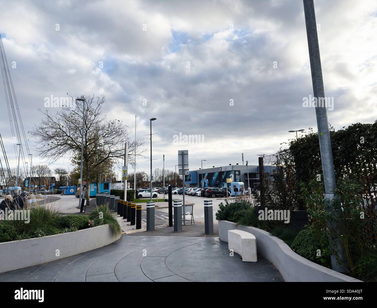Manchester, UK - November 16, 2025: A cloudy day outside City of ...