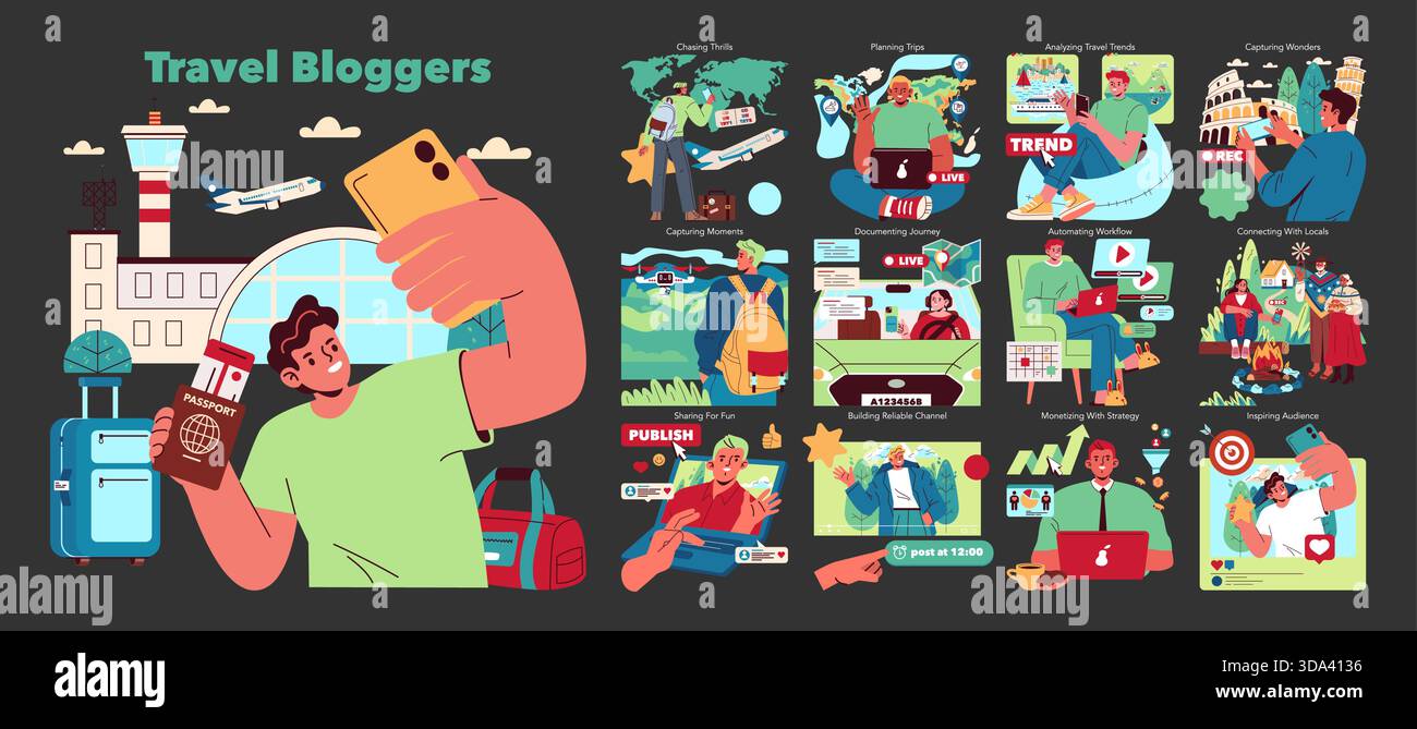 Engaging locals Stock Vector Images - Alamy
