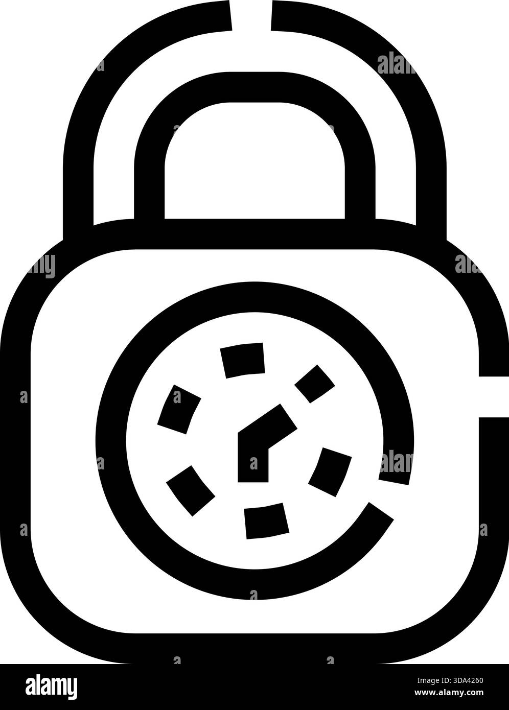 Data protection showing password Stock Vector Images - Alamy