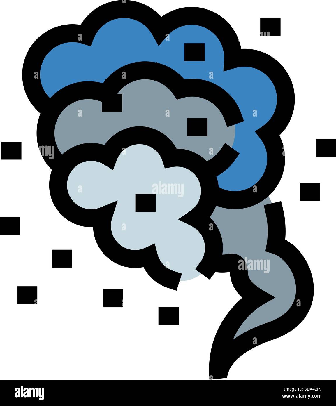 Atmosphere particles smoke Stock Vector Images - Alamy