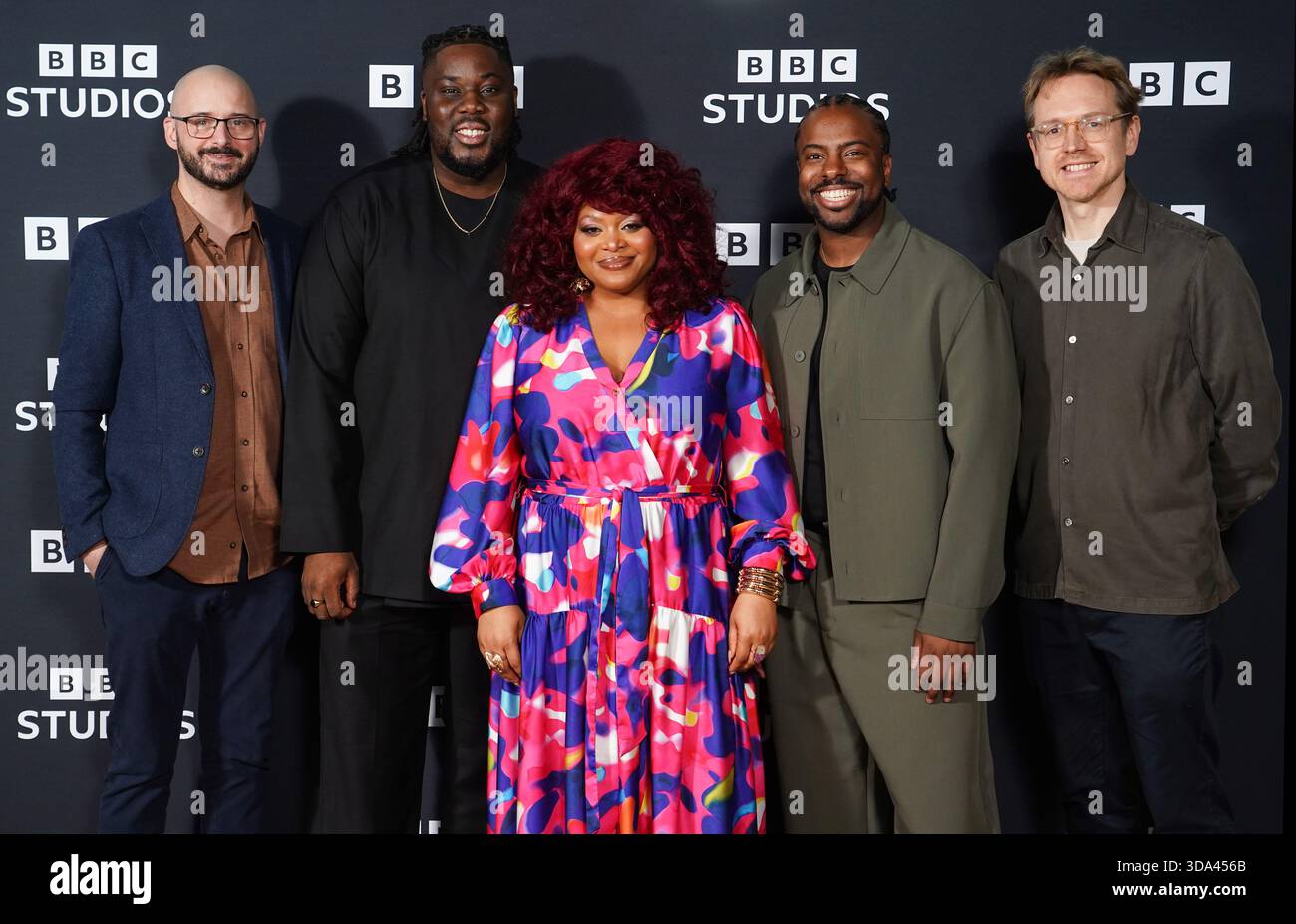 (left to right) Lloyd Woolf, Hammed Animashaun, Gbemisola Ikumelo ...