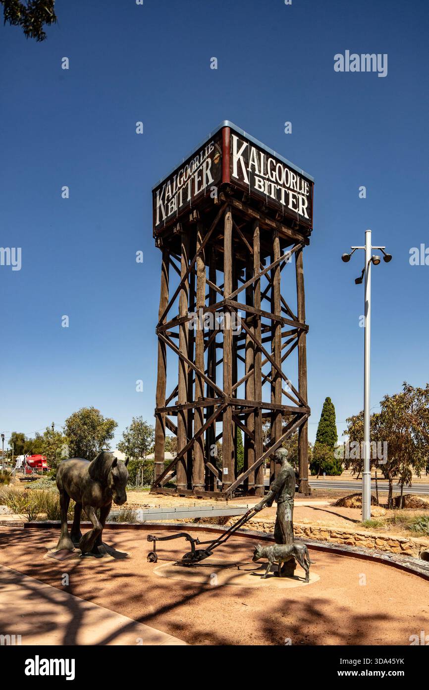 The historic Merredin Railway Water Tower, Merredin western Australia ...