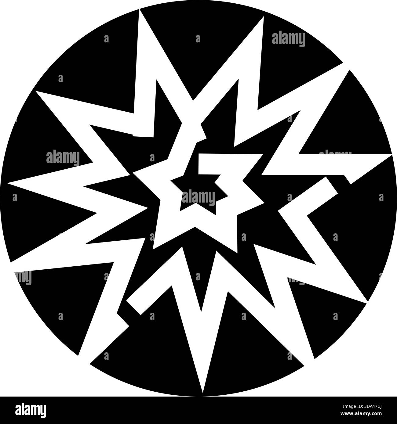 White star centered in Stock Vector Images - Alamy