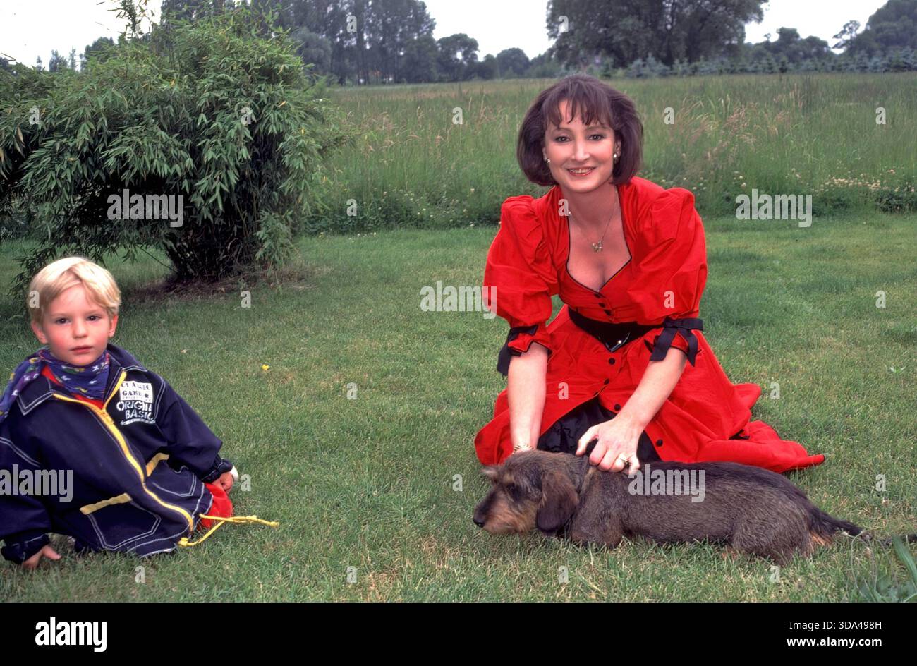 ARCHIV: Gaby Albrecht Sängerin Gaby Albrecht mit ihrem Sohn Jens , 1996 ...