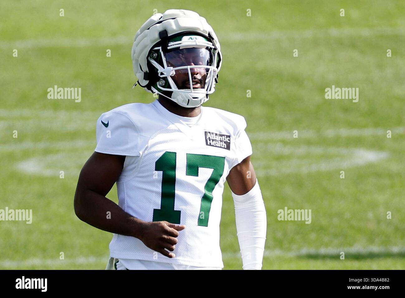 FILE - New York Jets cornerback Kris Boyd takes part in an NFL football ...
