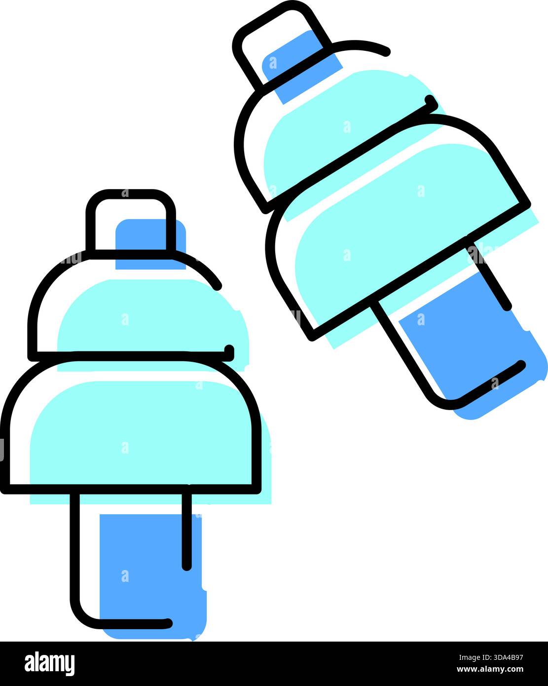 Noise reduction earplugs Stock Vector Images - Alamy