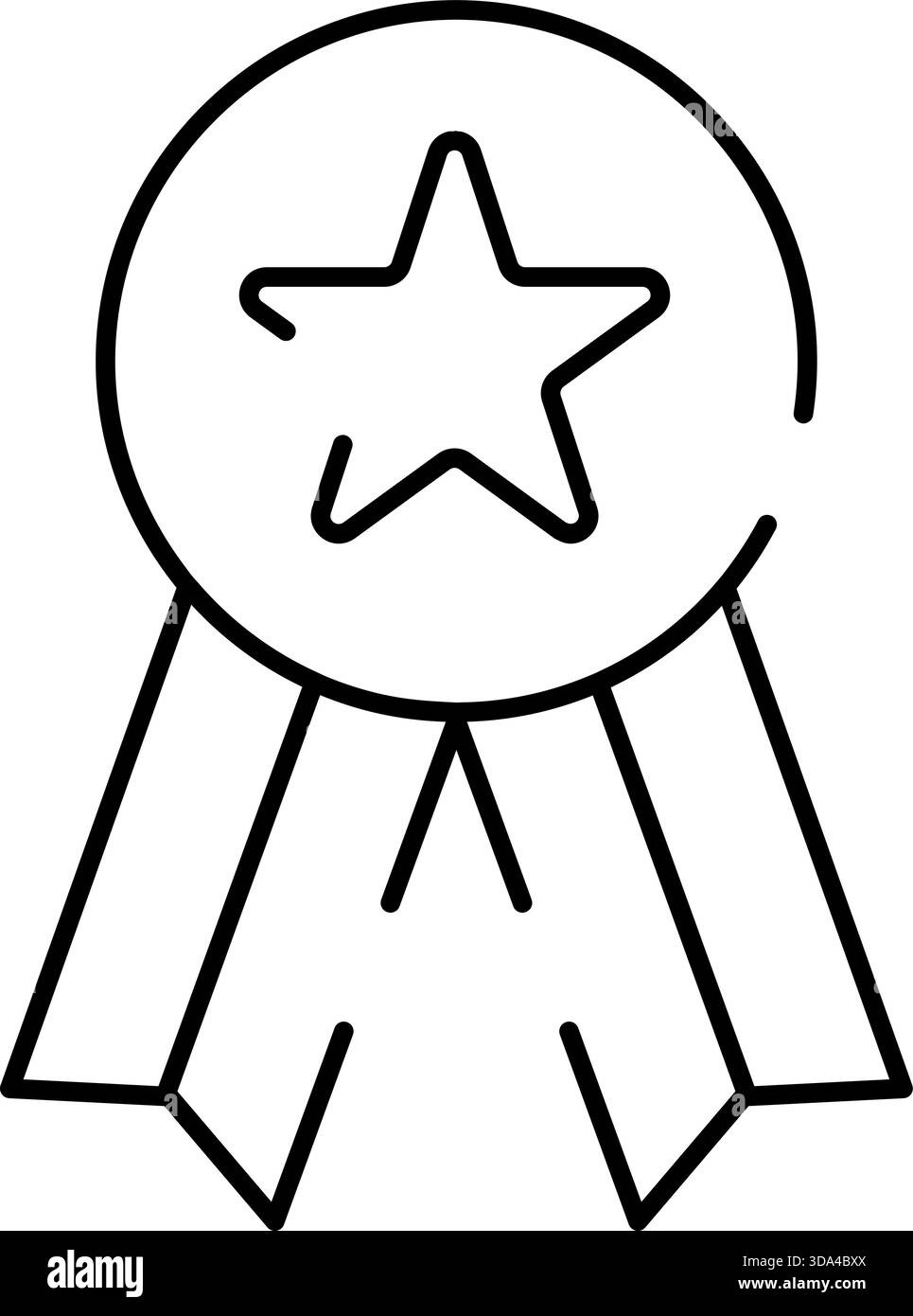Award medal icon representing success and achievement Stock Vector ...
