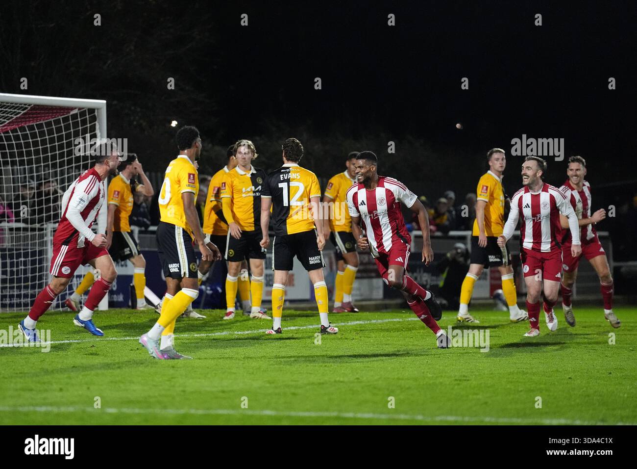 Brackley Town's Michael Nottingham celebrates scoring their side's ...